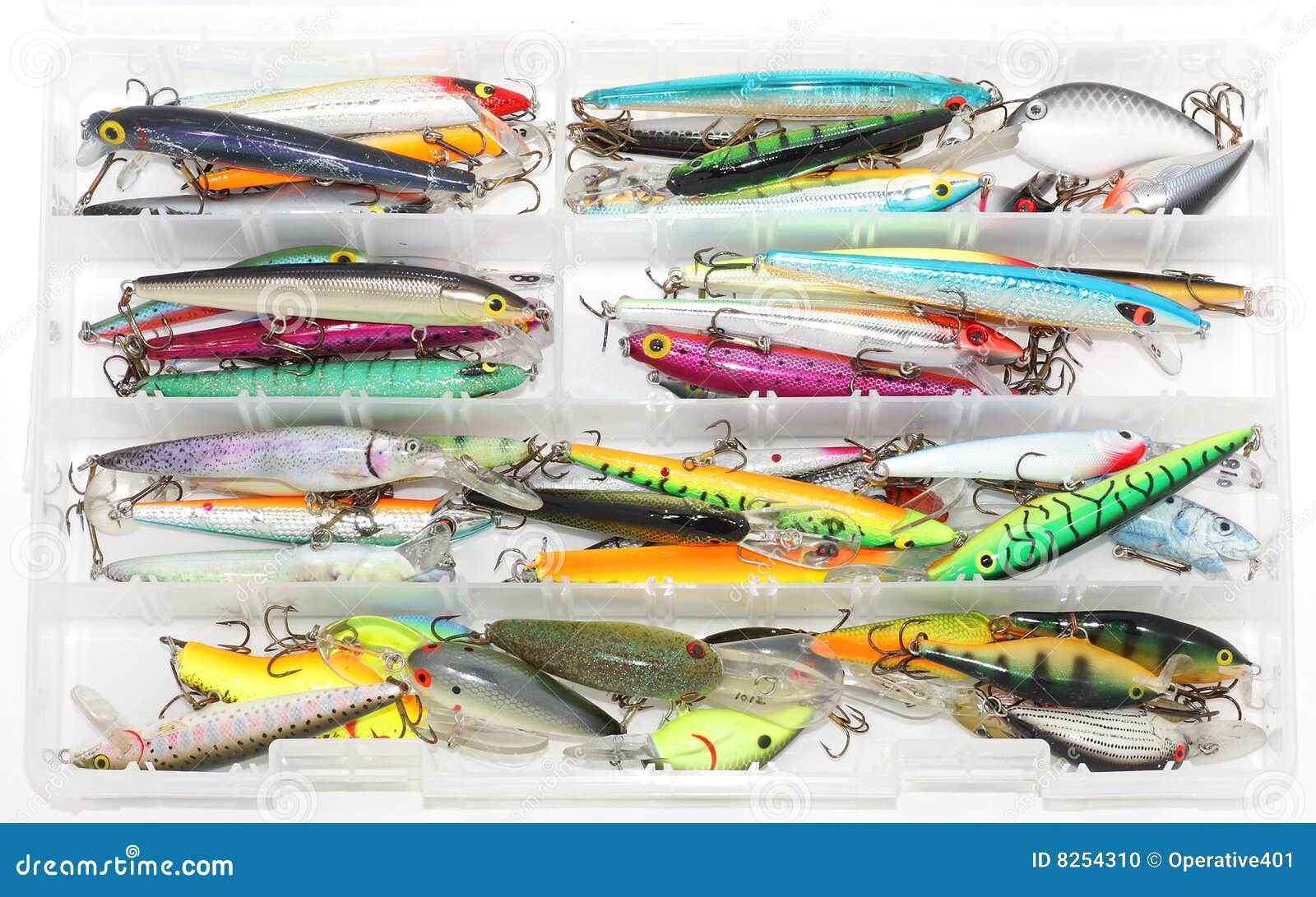 Tackle box stock photo. Image of lures, tackle, equipment - 8254310