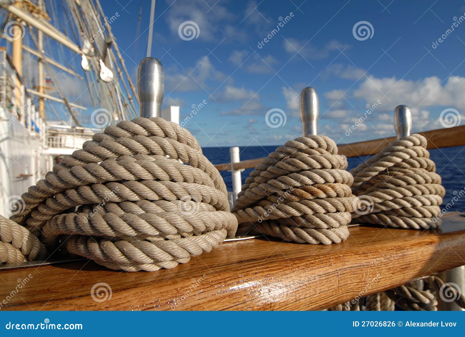 Tackle sailing ship stock photo. Image of navy, clouds - 27026826