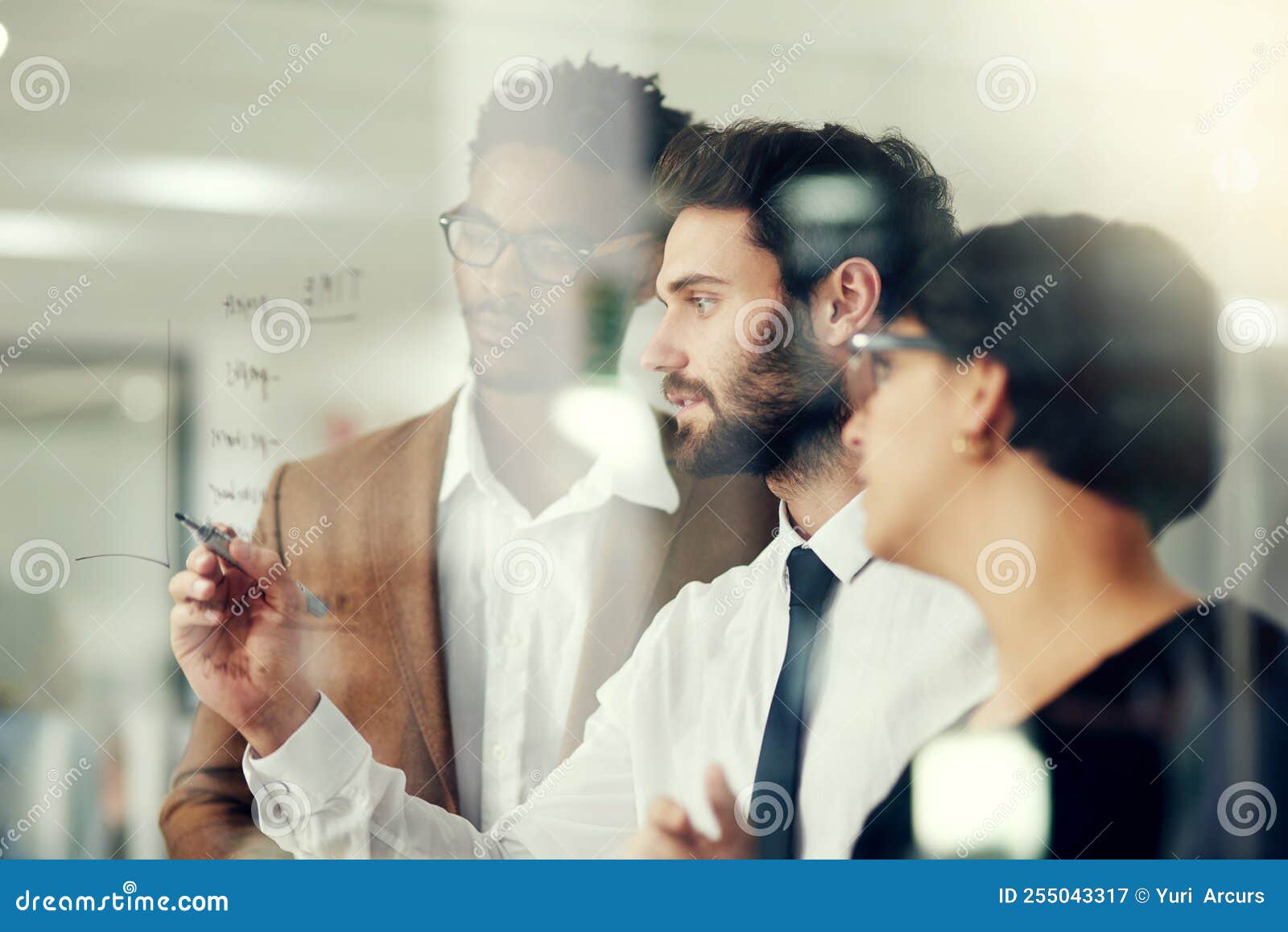 Tackling Problem Solving As a Team. a Group of Businesspeople ...