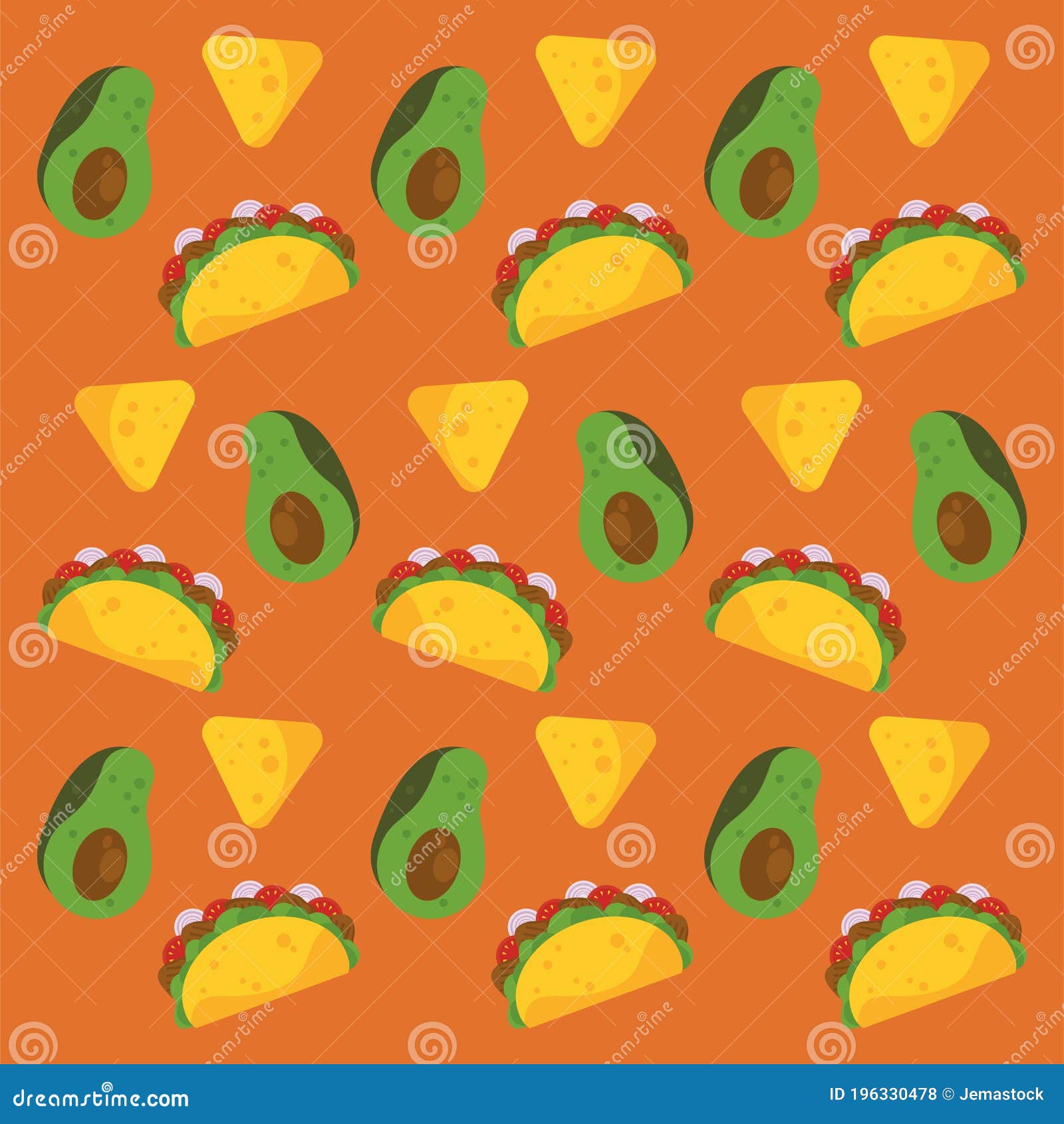 Mexican Poster Background Vector Illustration | CartoonDealer.com ...