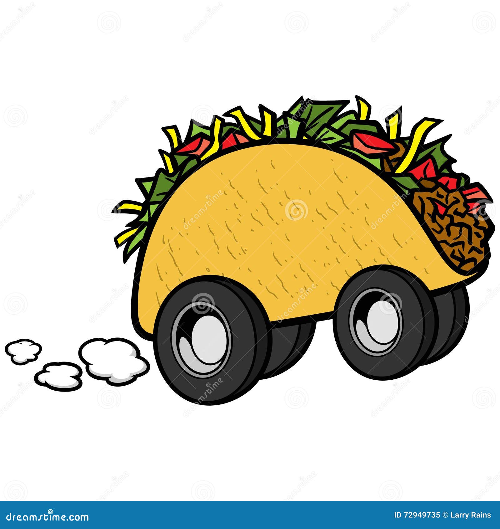 Taco Vector Illustration | CartoonDealer.com #72950754