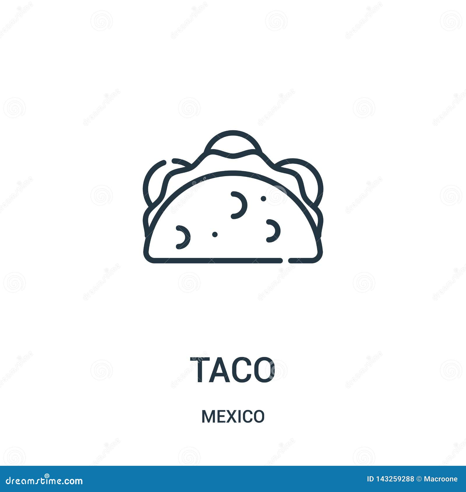 Taco Icon Cartoon Vector | CartoonDealer.com #72949299