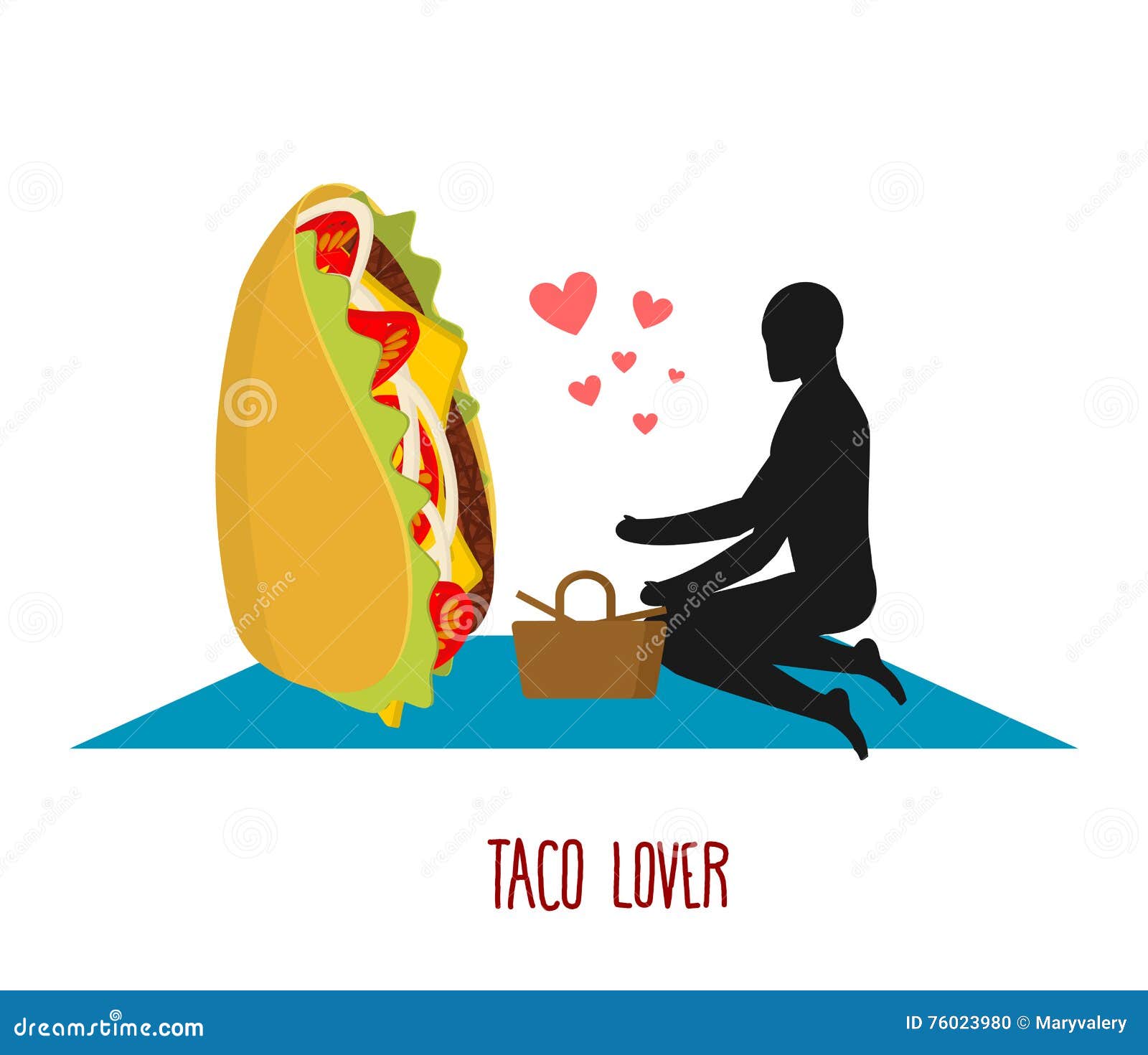 Lover Taco. Love To Mexican Food. Man And Fastfood. Lovers Holdi Vector ... Lover Taco. Love To Mexican Food. Man And Fastfood. Lovers Holdi Vector ...