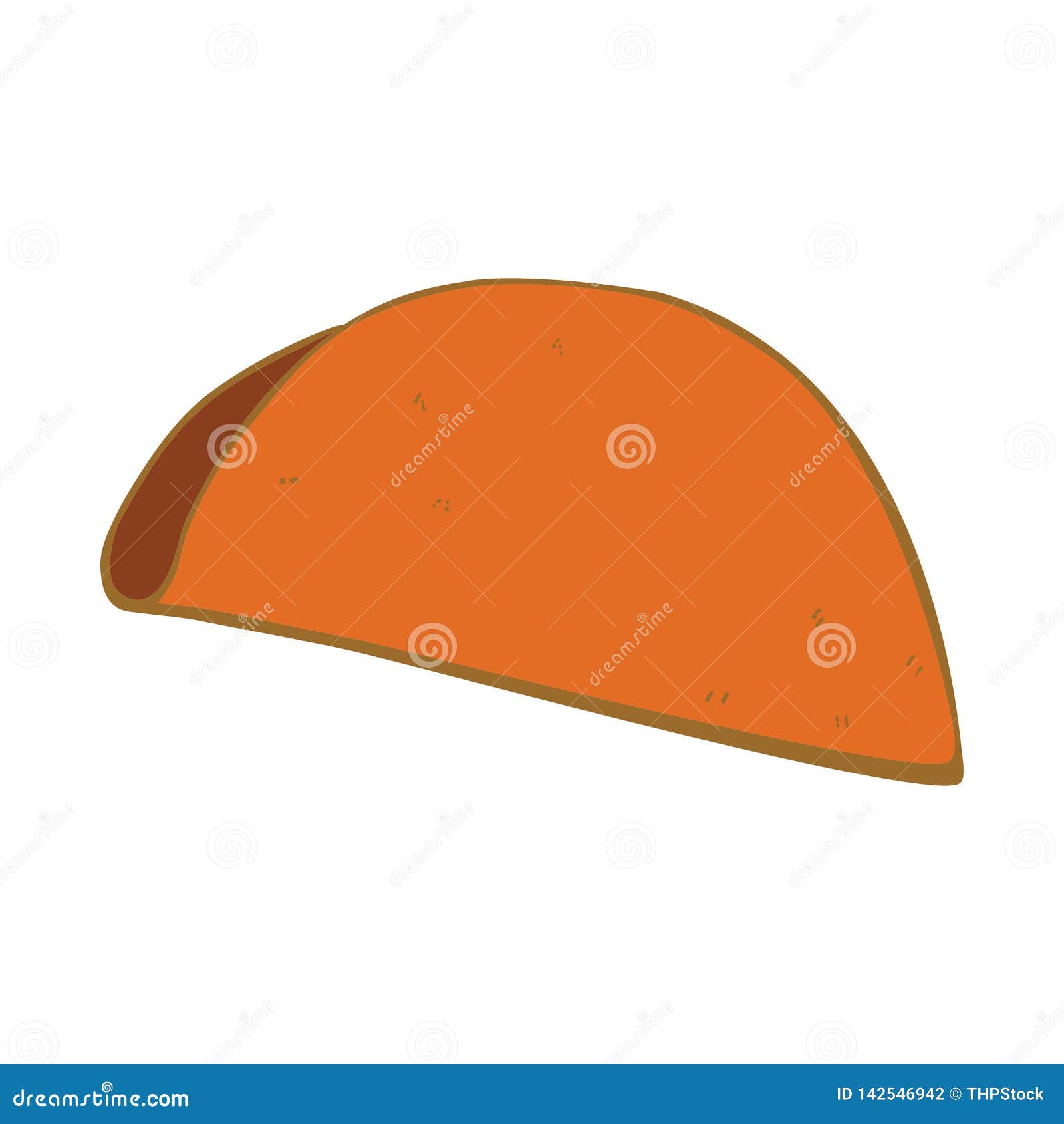Taco Shell Vector stock vector. Illustration of food - 142546942