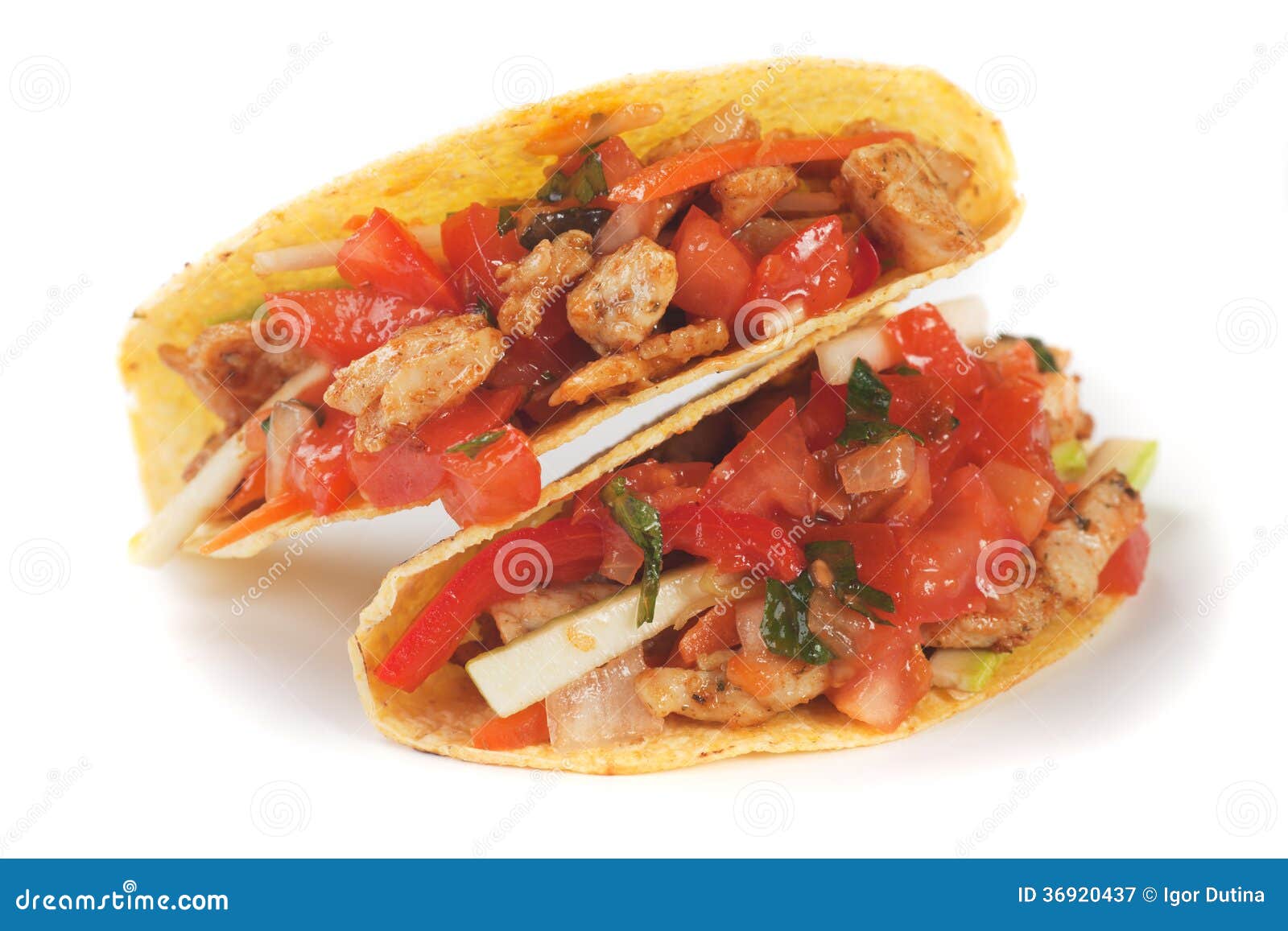 Taco shells stock image. Image of isolated, salad, tacos - 36920437