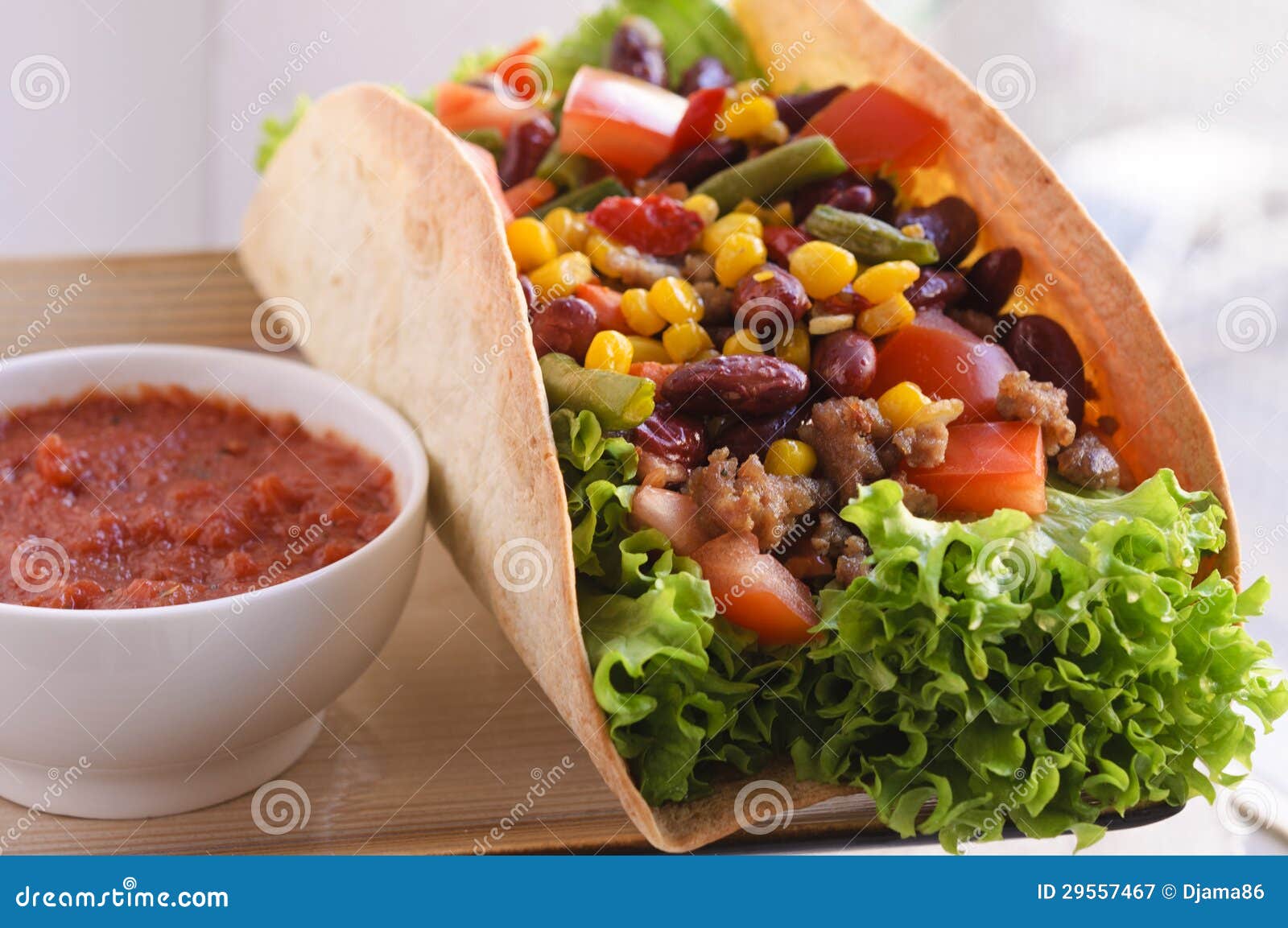 Tacos time stock image. Image of burritos, healthy, food - 29557467