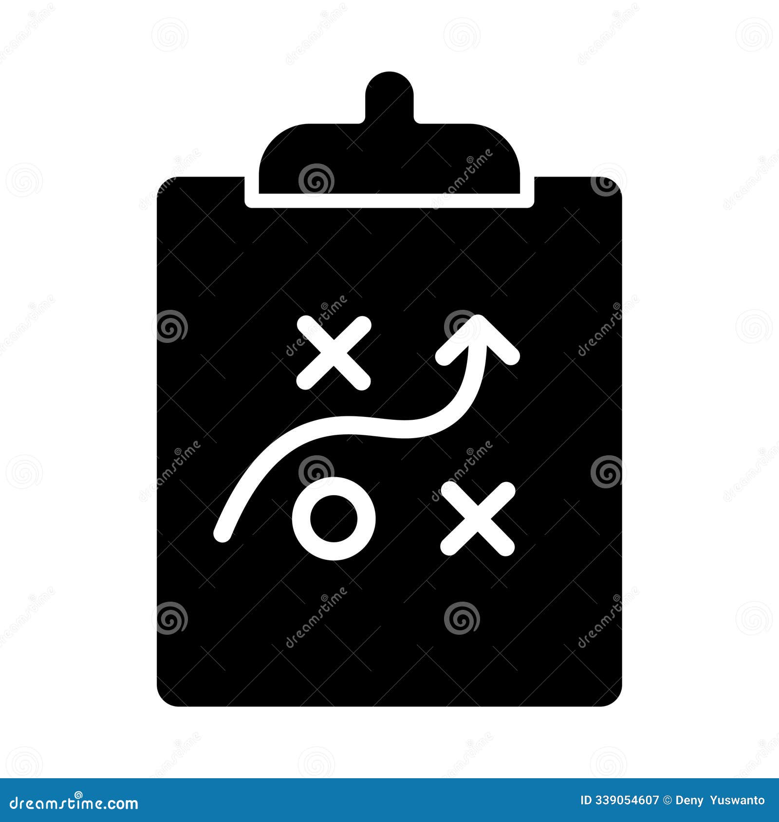 Tactic board icon stock illustration. Illustration of graphic - 339054607