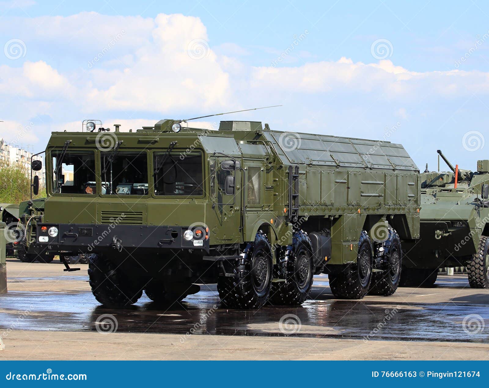 Tactical Ballistic Missile Complex Stock Image - Image of concept ...