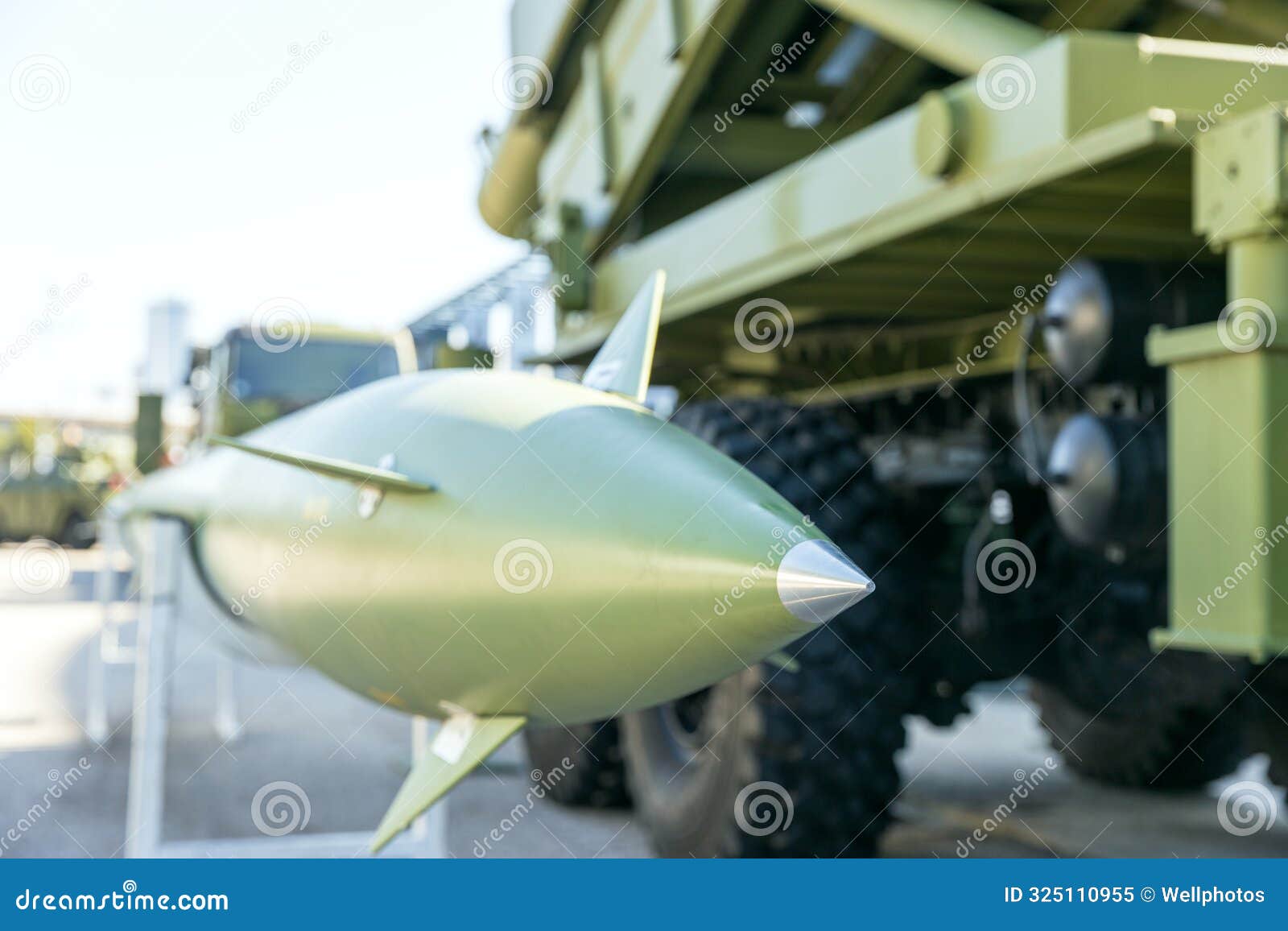 Tactical Ballistic Surface To Surface Missile Stock Image - Image of ...