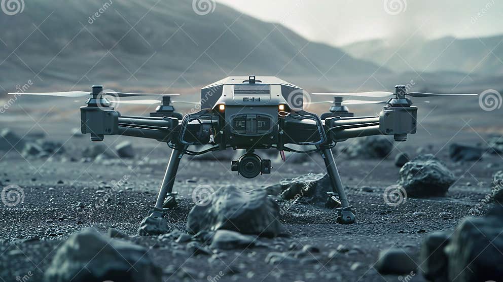 Tactical Drones for Reconnaissance Stock Illustration - Illustration of ...