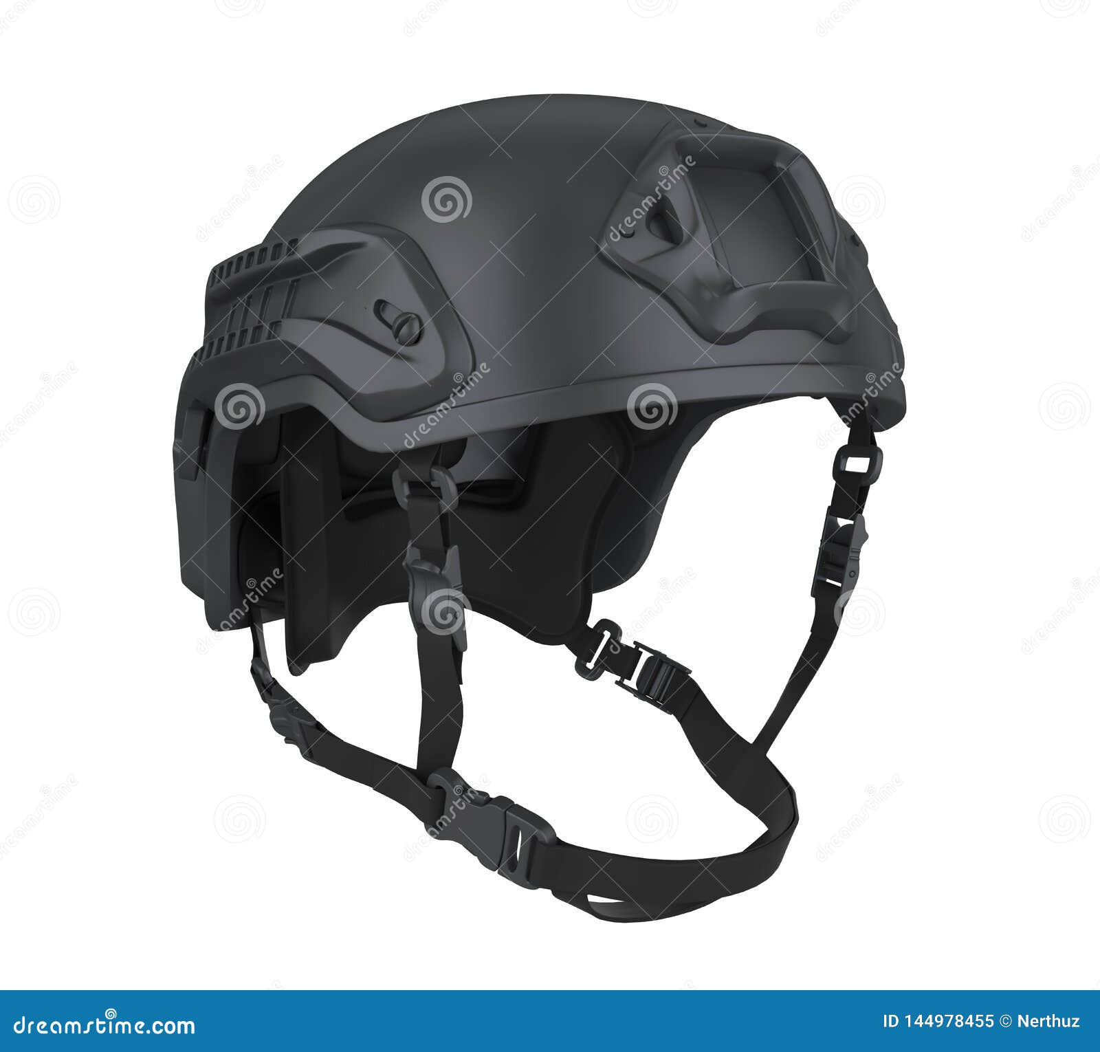 Tactical Helmet And Nvg Vector Illustration | CartoonDealer.com #243330360