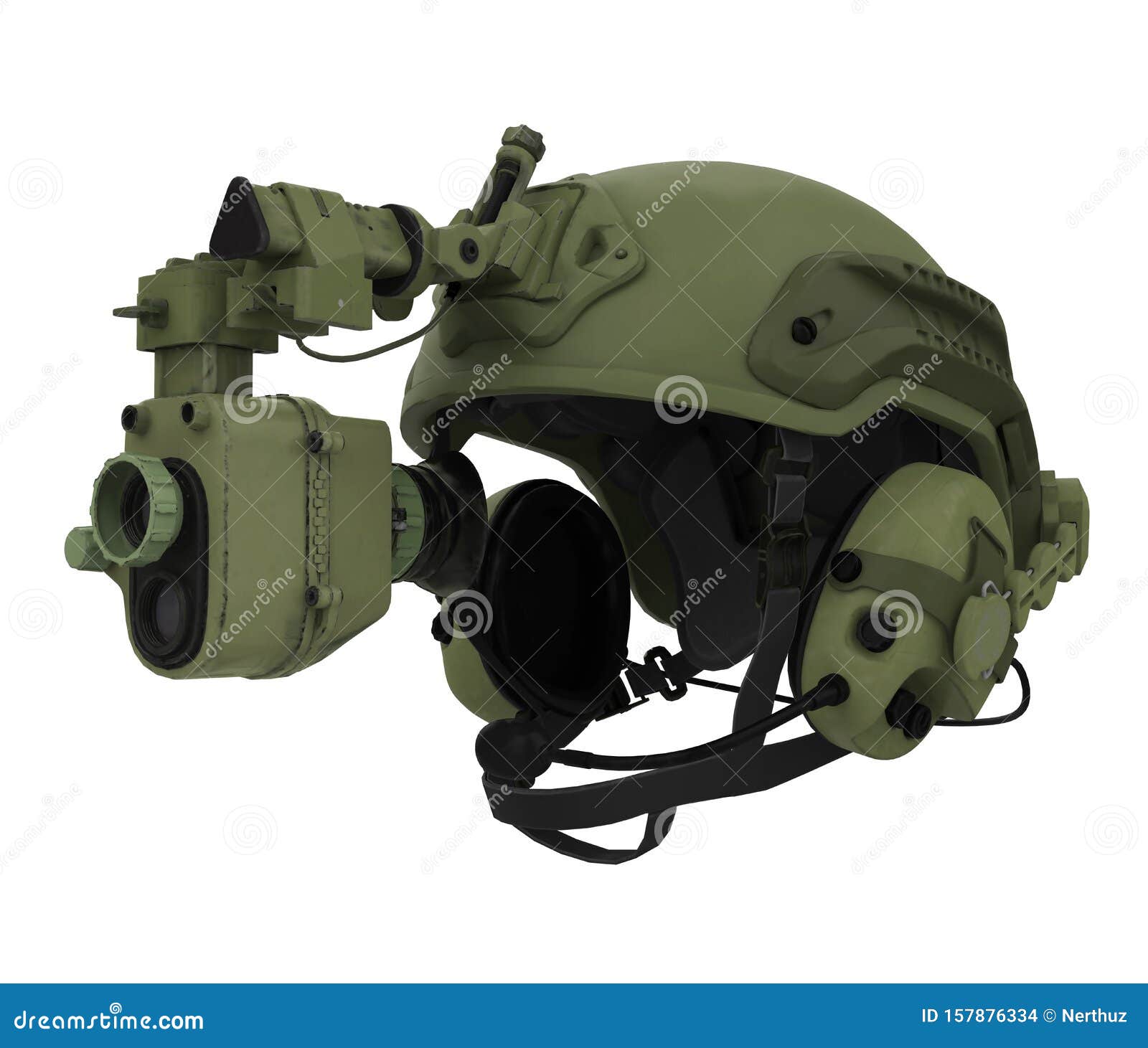 Tactical Helmet Army Vector Illustration | CartoonDealer.com #212871522