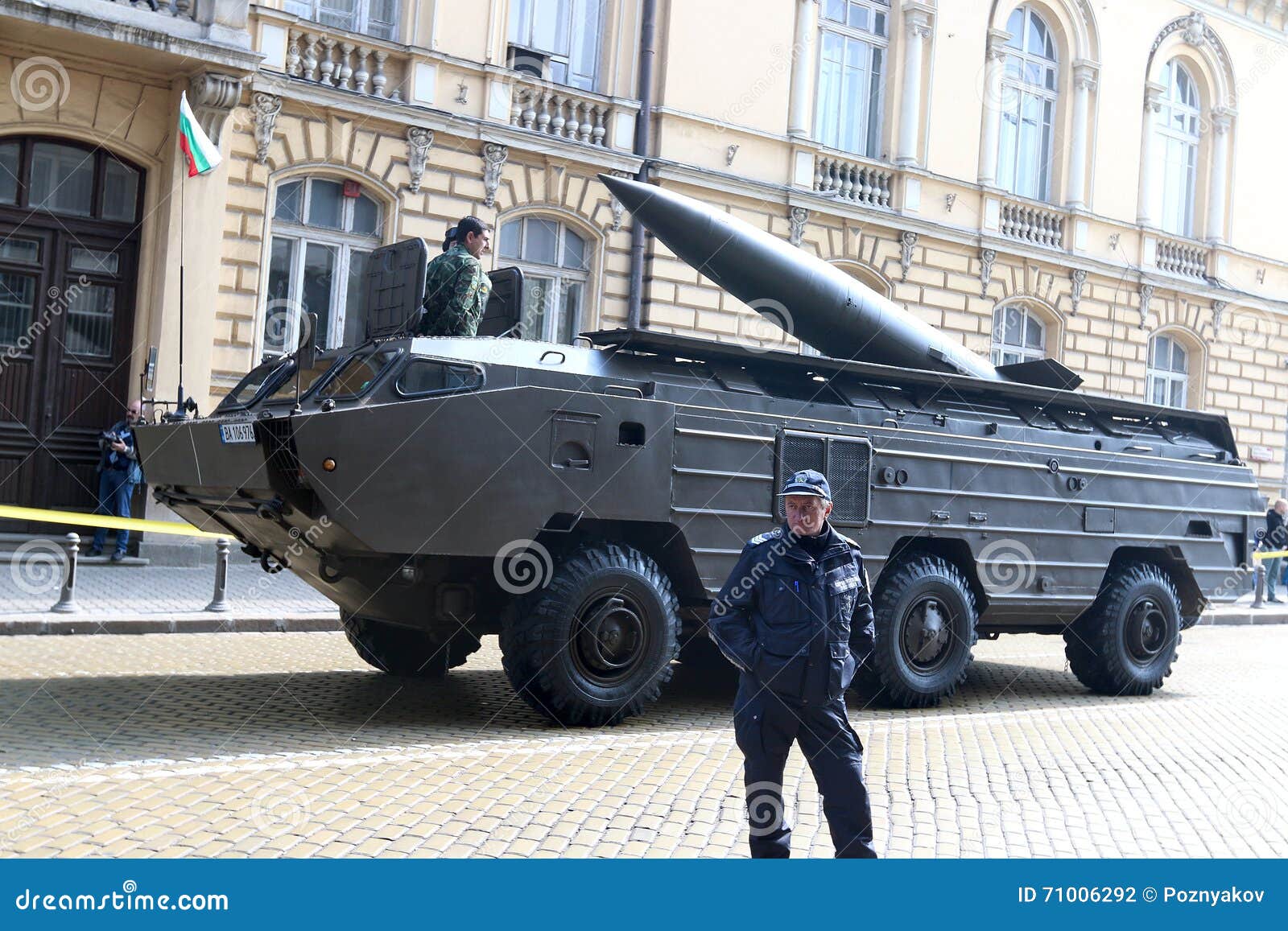 Tactical Operational Missile Complex Point on Military Hardware Parade ...