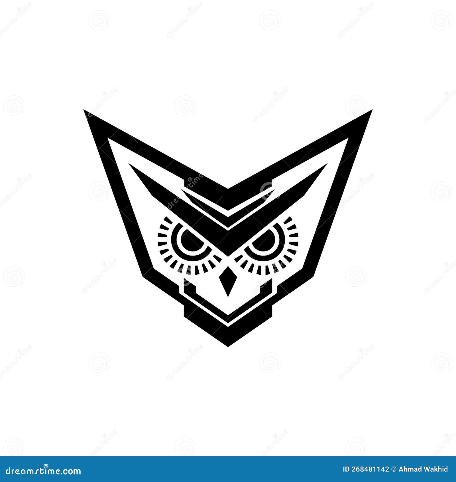 Tactical Owl Badge Logo Design Stock Vector - Illustration of night ...