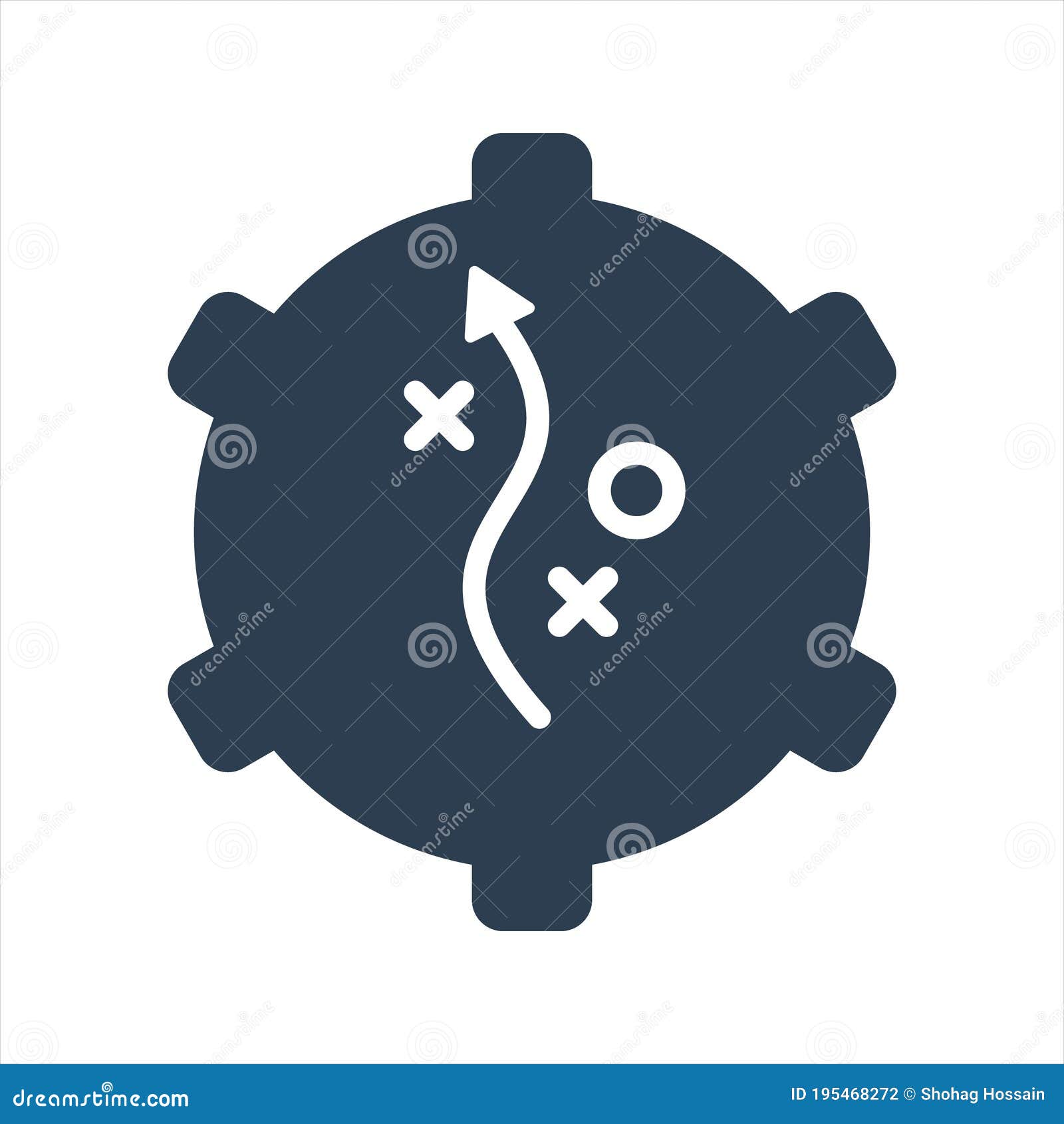 Tactical Plan Document Icon. Vector Illustration On Isolated ...