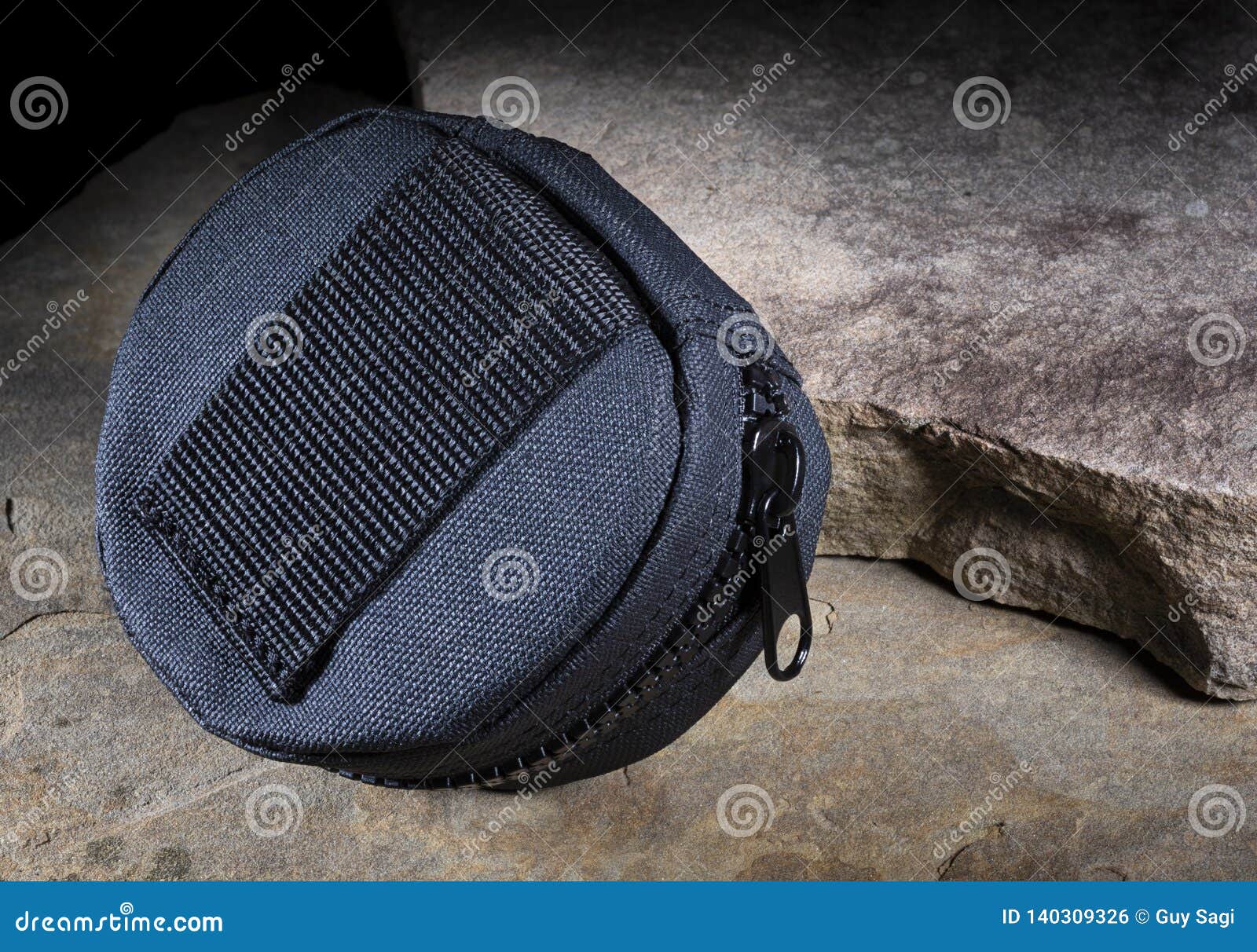 Tactical Pouch with Nylon Loop Stock Photo - Image of grey, tactical ...