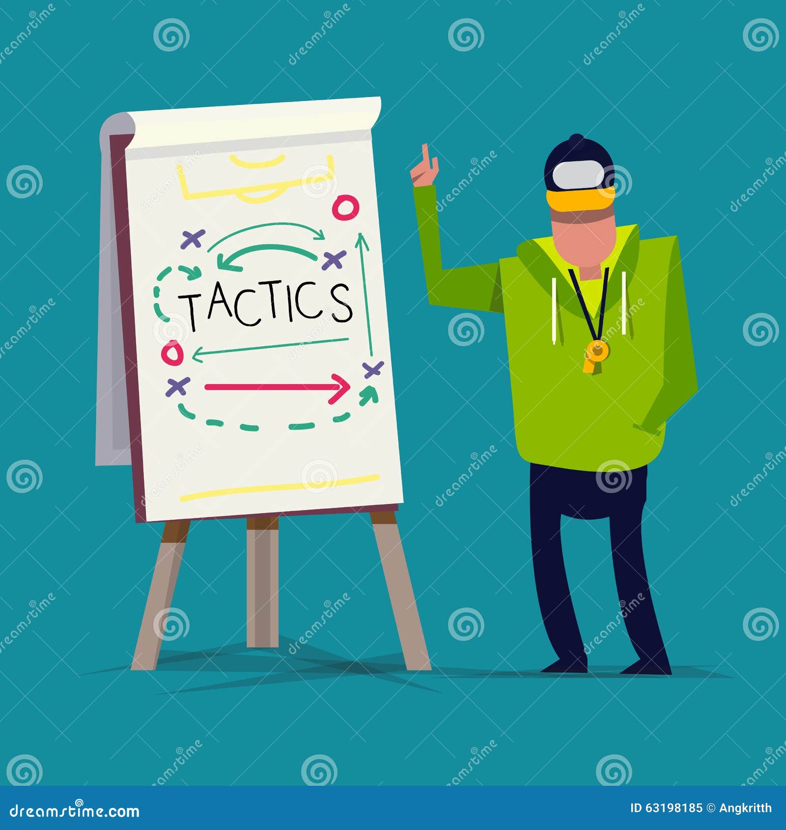 Tactical Training. sport stock illustration. Illustration of strategy ...