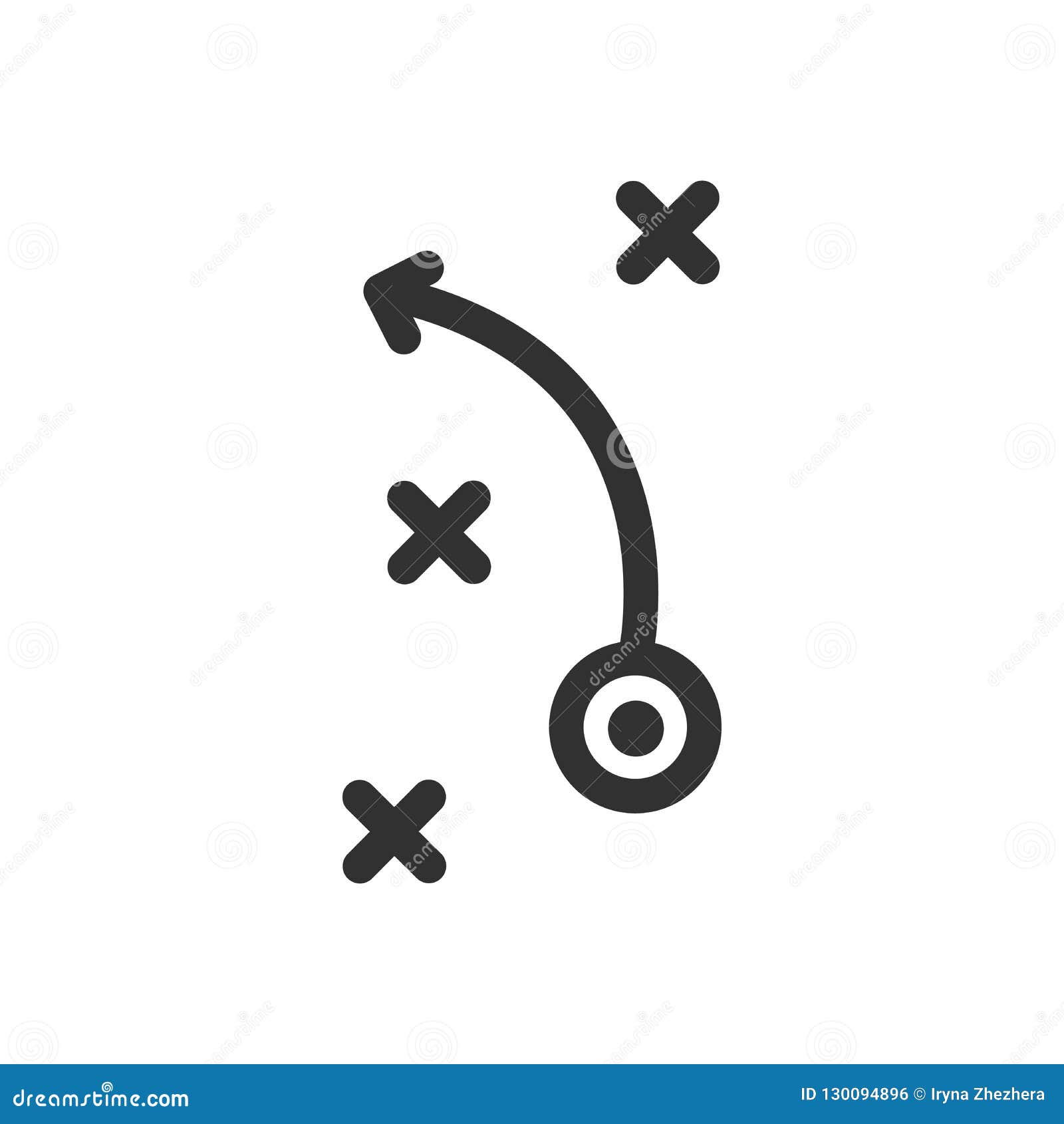 Tactics Business Concept Icon, Strategy Concept. Vector Illustration ...