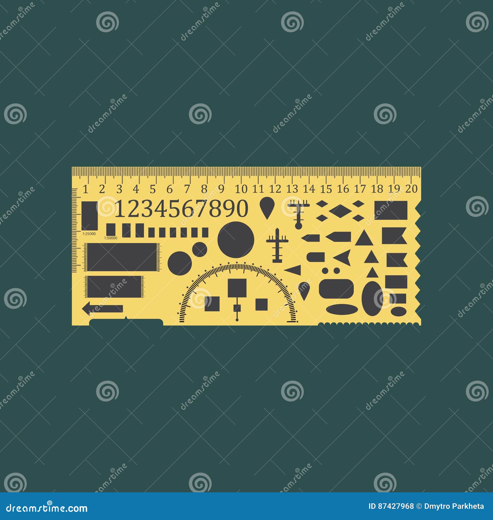 Officer Ruler Cartoon Vector | CartoonDealer.com #64223893