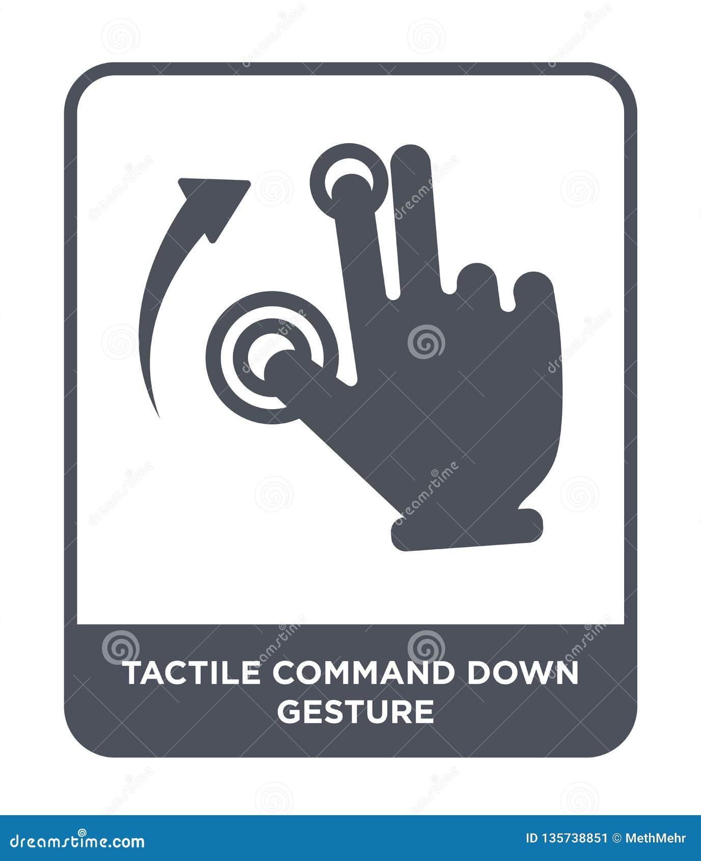 Command Up And Down Gesture Icon. Trendy Command Up And Down Gesture ...