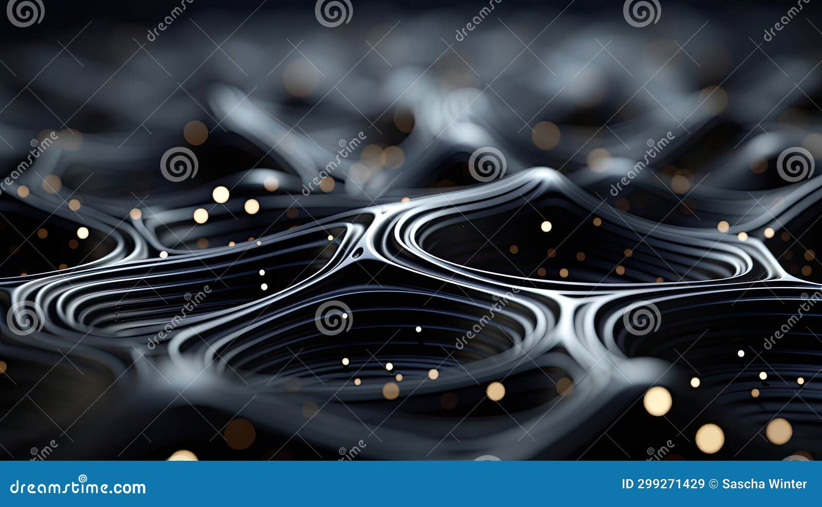 Tactile Echoes: Abstract Monochromatic Braille Pattern Stock Image ...