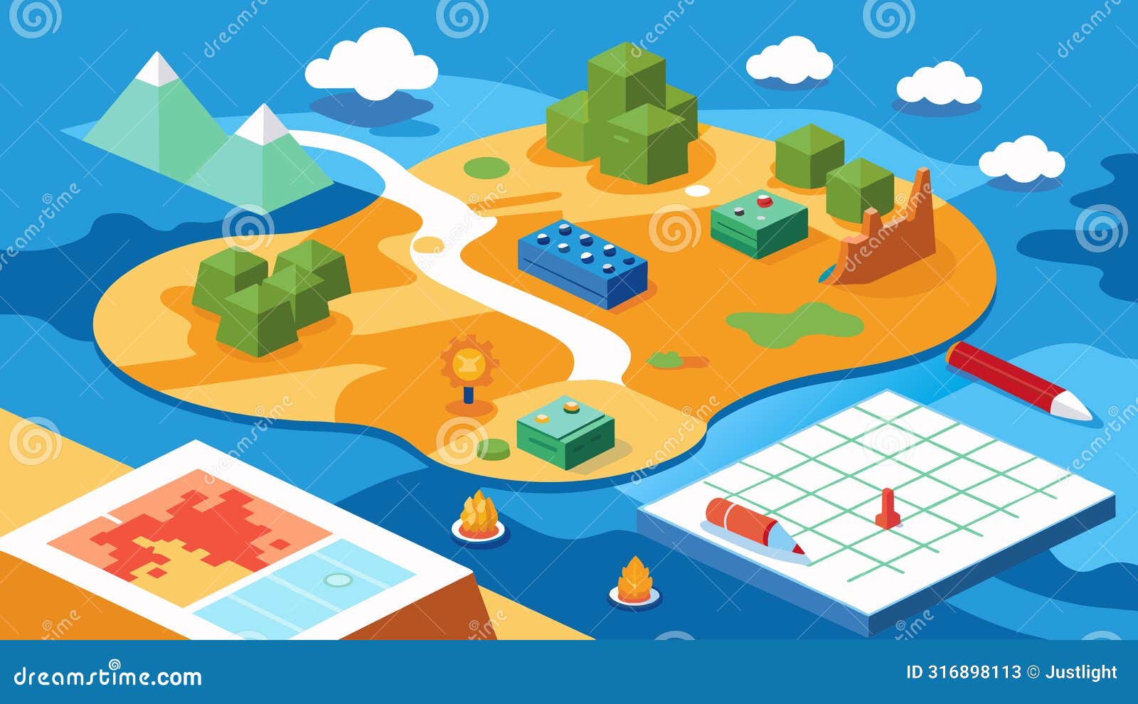 Tactile Maps And Models Of Terrain And Battlefields Are Tered Across ...