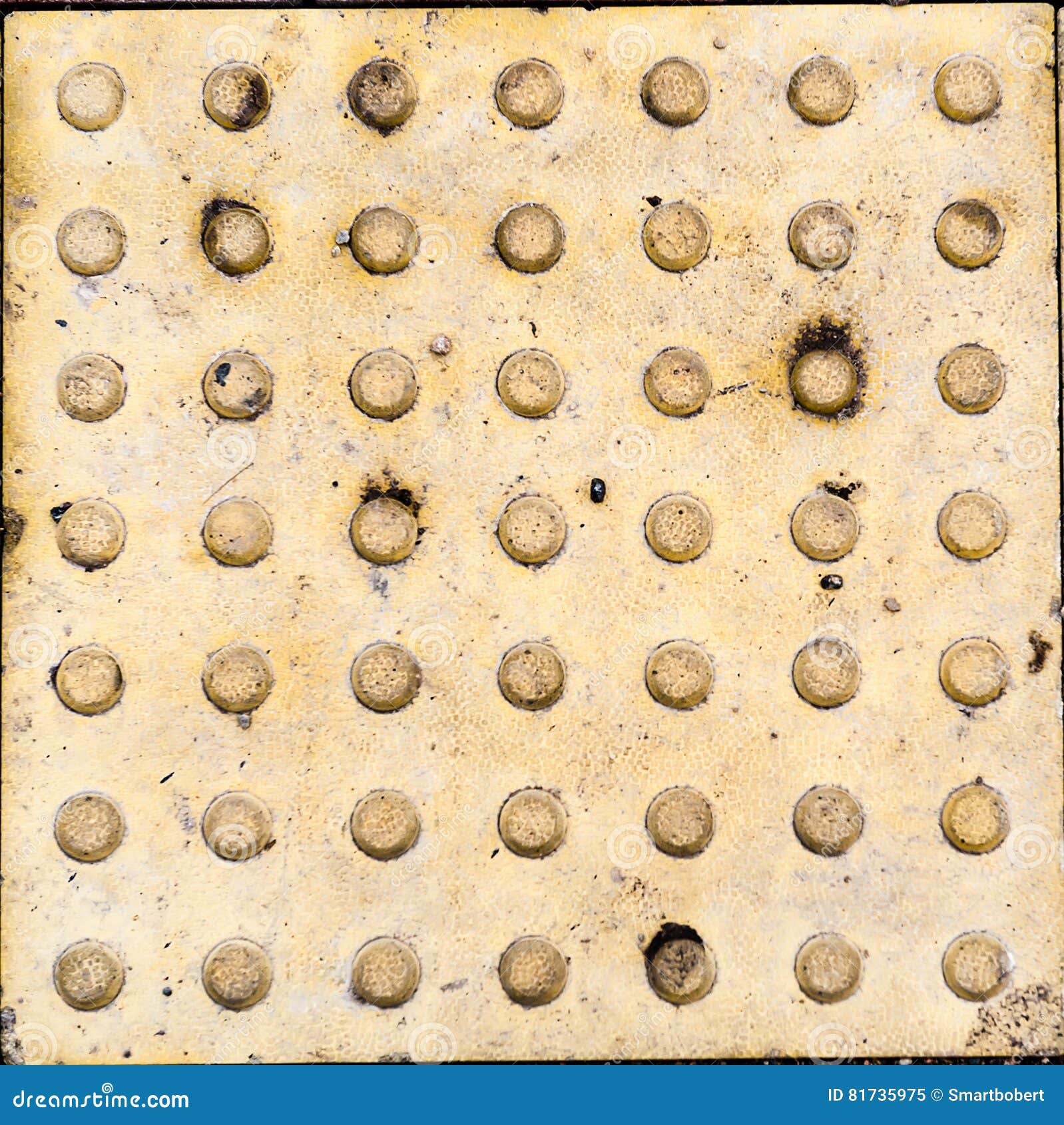 Tactile Paving for Blind Person. Walkway of Blinds Stock Image - Image ...