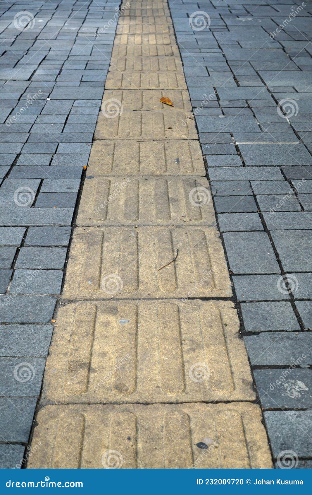Tactile Paving for Blind on Sidewalk. Stock Photo - Image of background ...