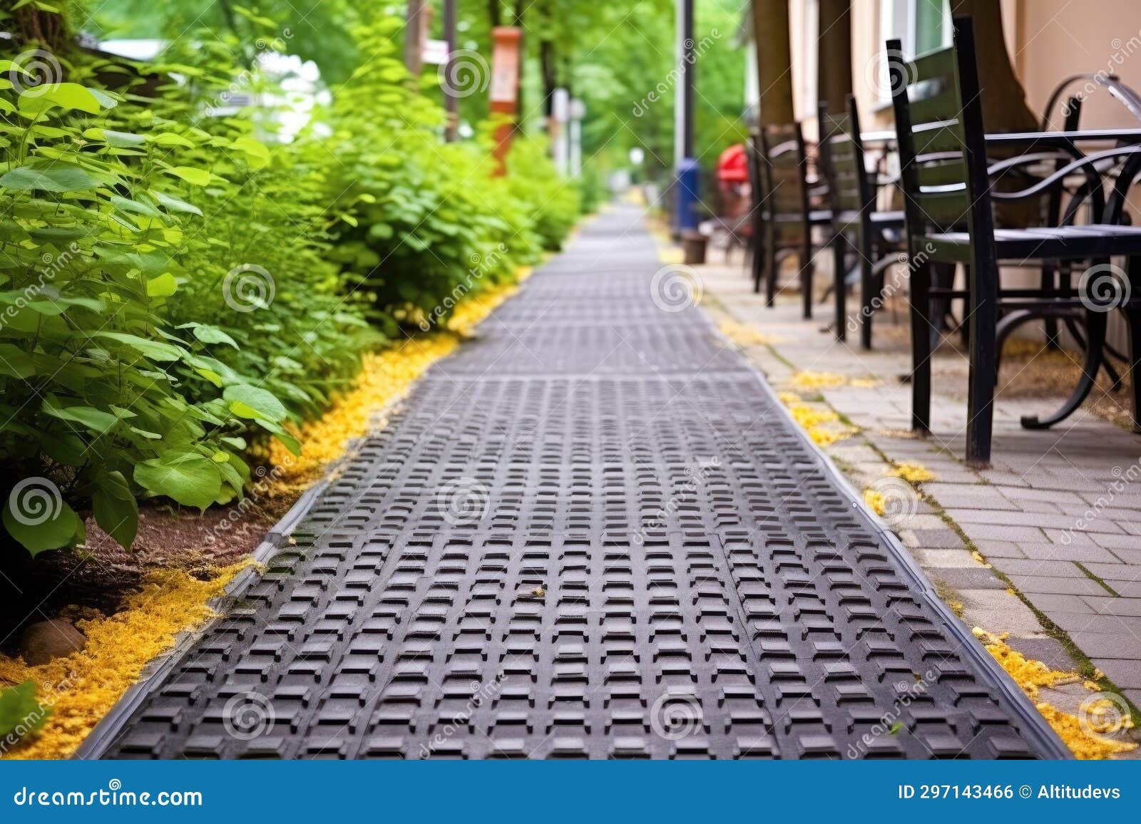 Tactile Paving Guide Path for Blind People Stock Photo - Image of ...