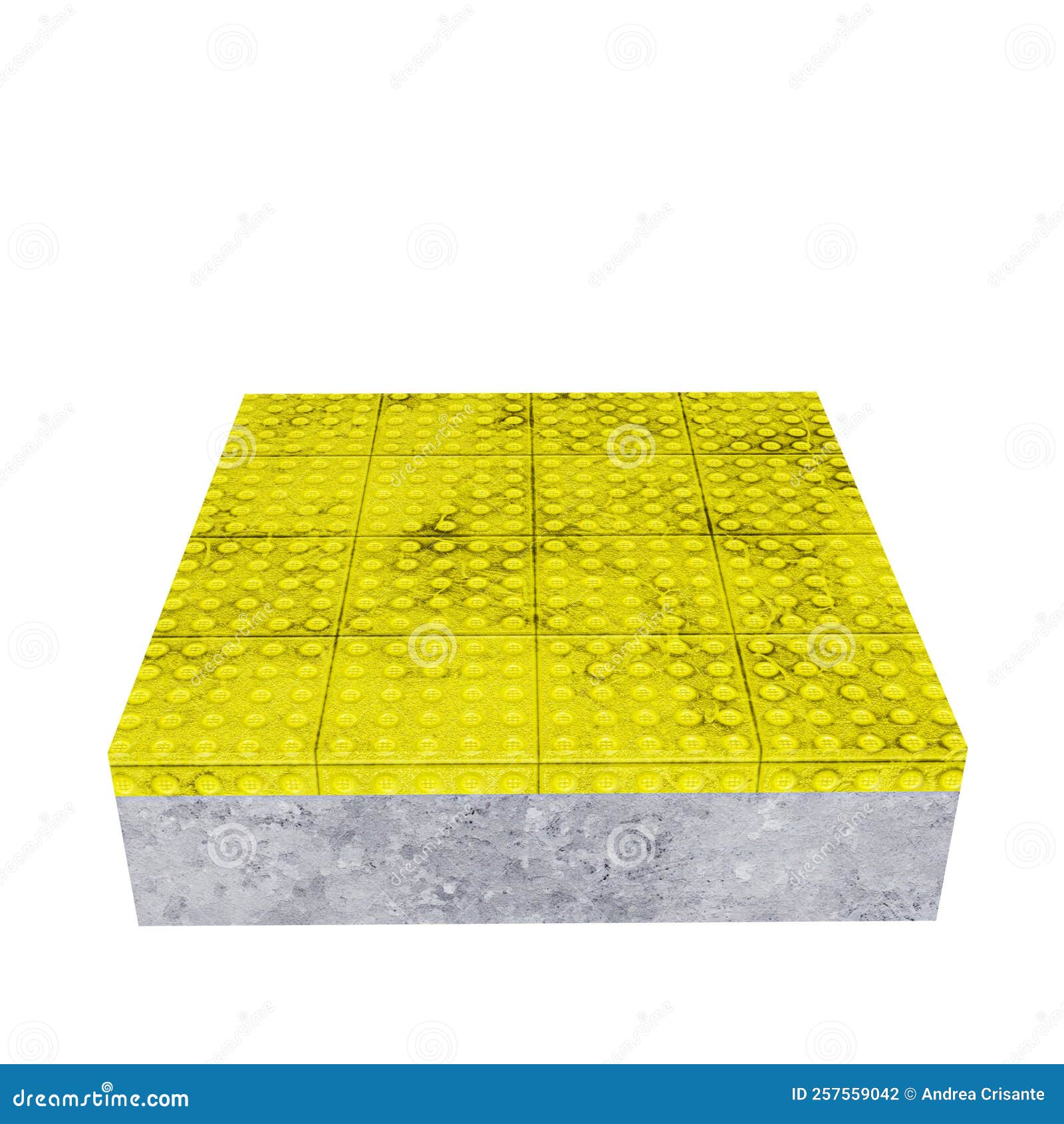 Tactile Paving Isolated on White Background Stock Illustration ...