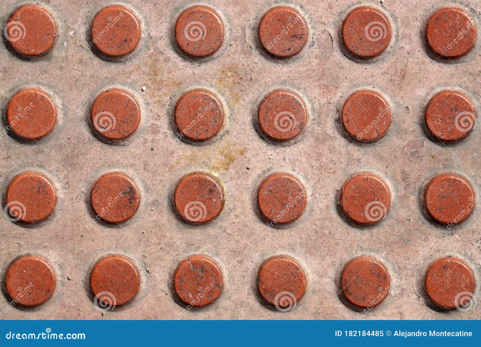 Tactile Paving Texture. Detectable Warnings. Stock Image - Image of ...