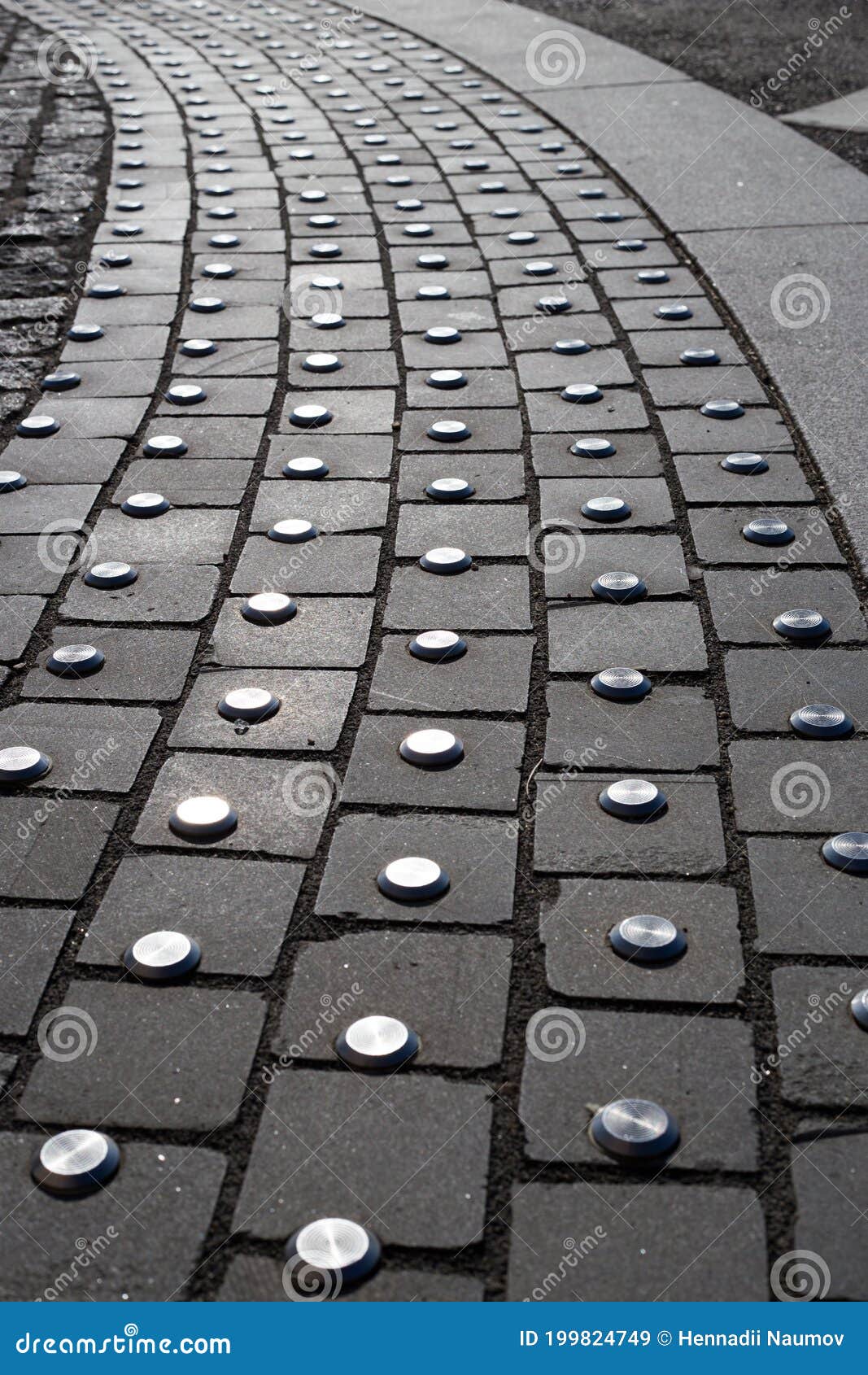 Tactile Tiles for the Visually Impaired in the City Stock Image - Image ...