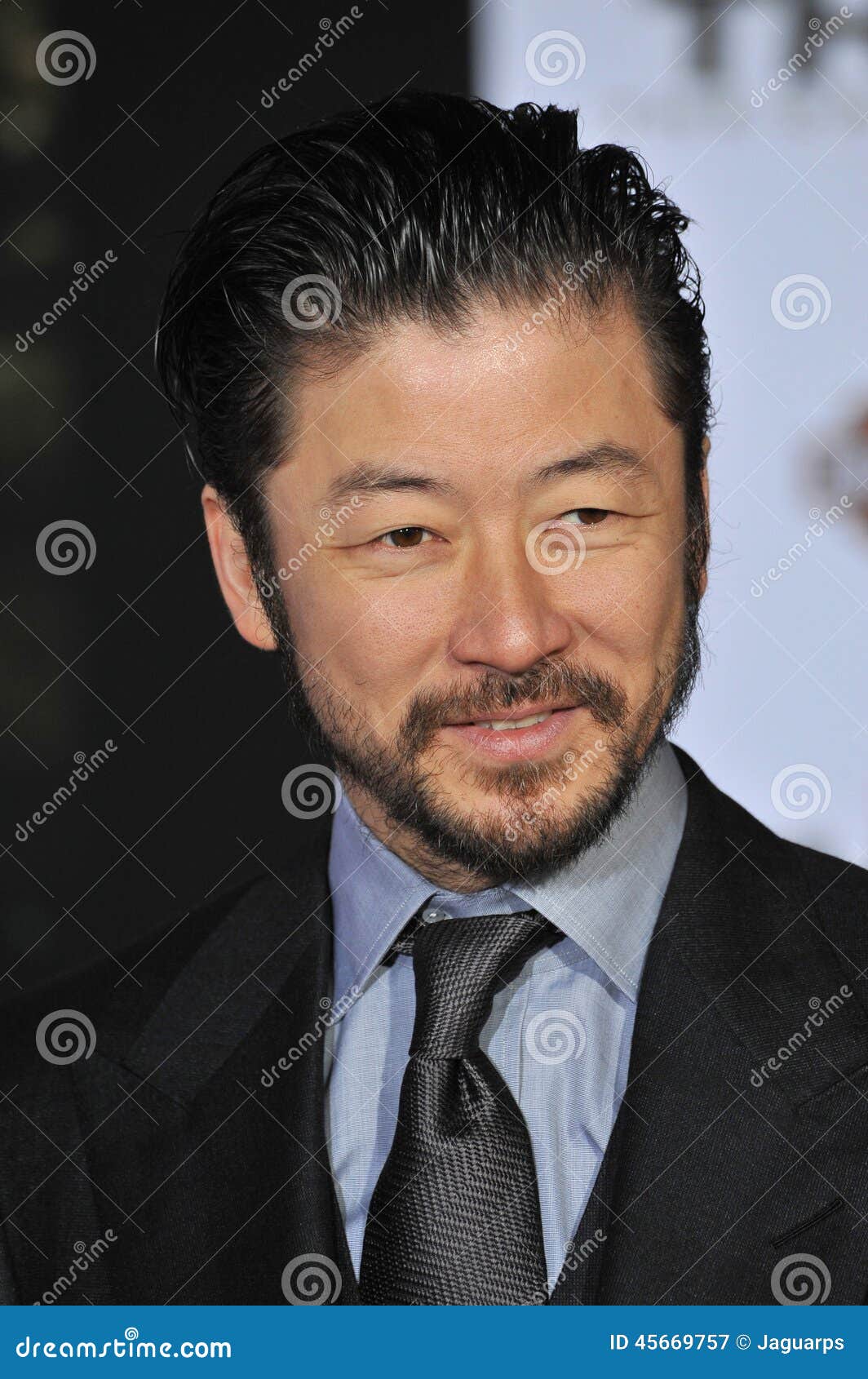 Tadanobu Asano fotografía editorial. Imagen de barba - 45669757