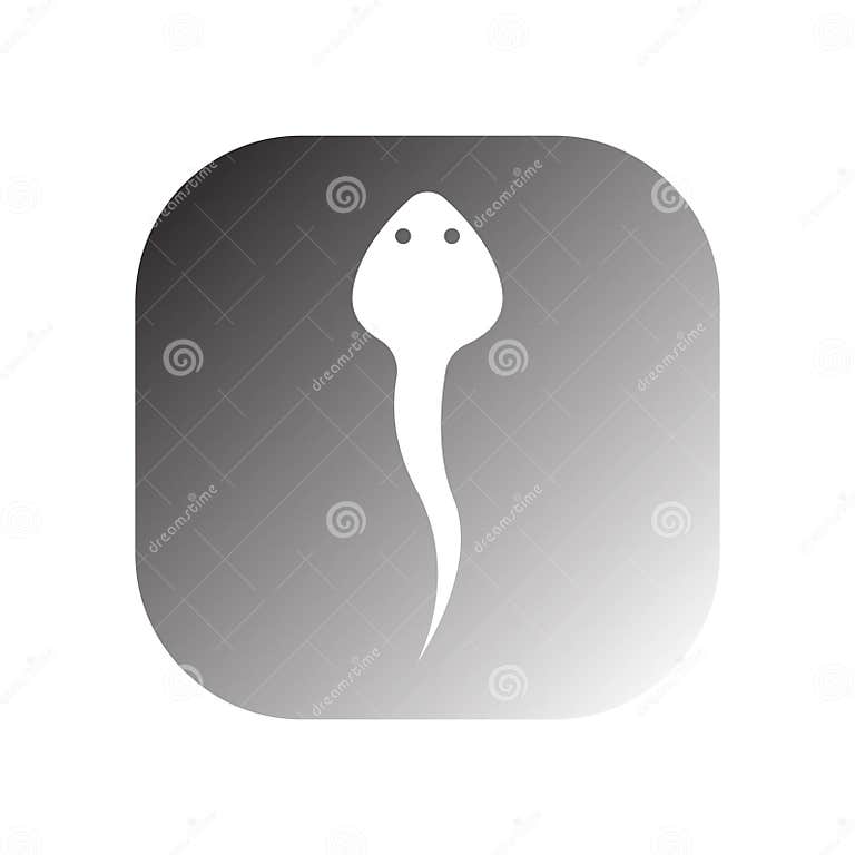 Tadpole icon vector stock vector. Illustration of biology - 307232258