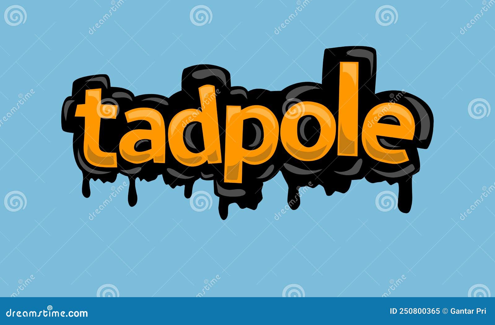 Blue Tadpole Frog Harmony Music Logo Concept Design Vector Illustration ...