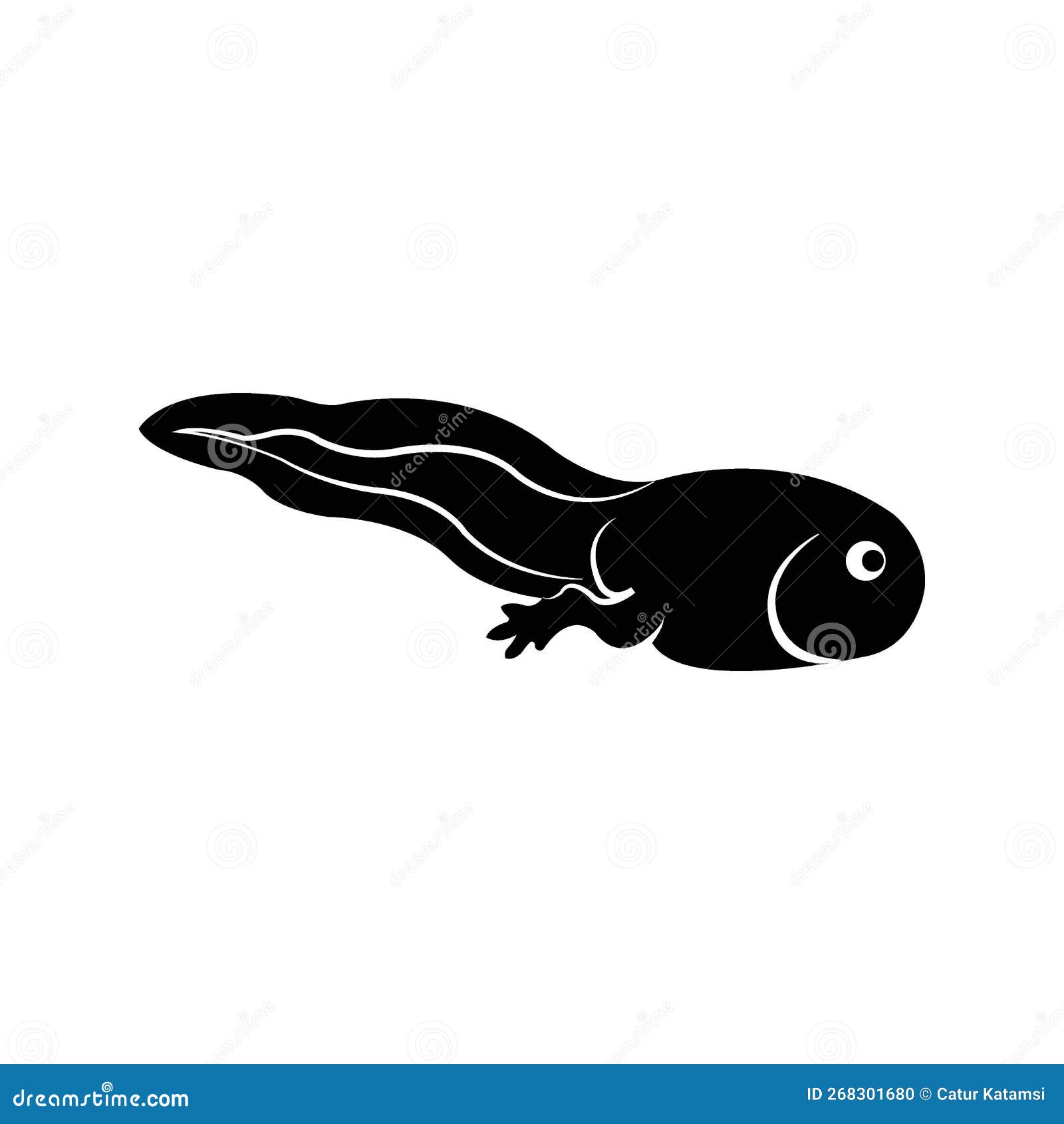 Tadpoles Icon Logo Vector Design Stock Illustration - Illustration of ...