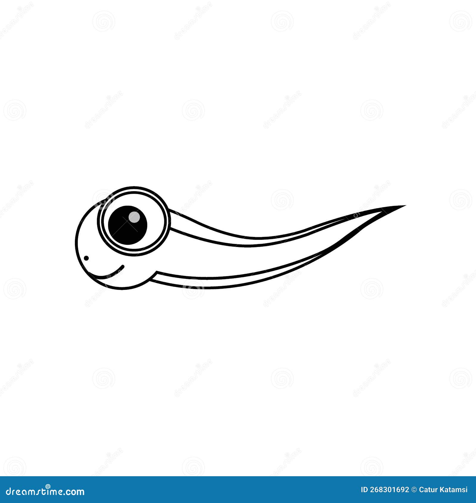 Tadpoles Icon Logo Vector Design Stock Illustration - Illustration of ...