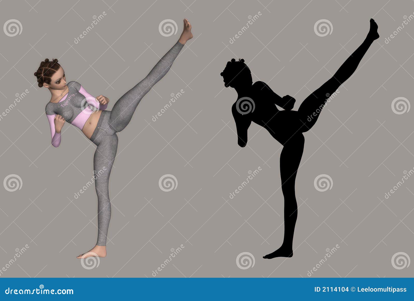 Tae-Bo stock illustration. Illustration of expressions - 2114104