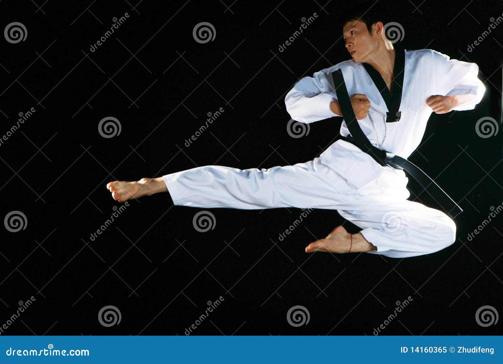 Taekwondo stock image. Image of athletic, body, fight - 14160365
