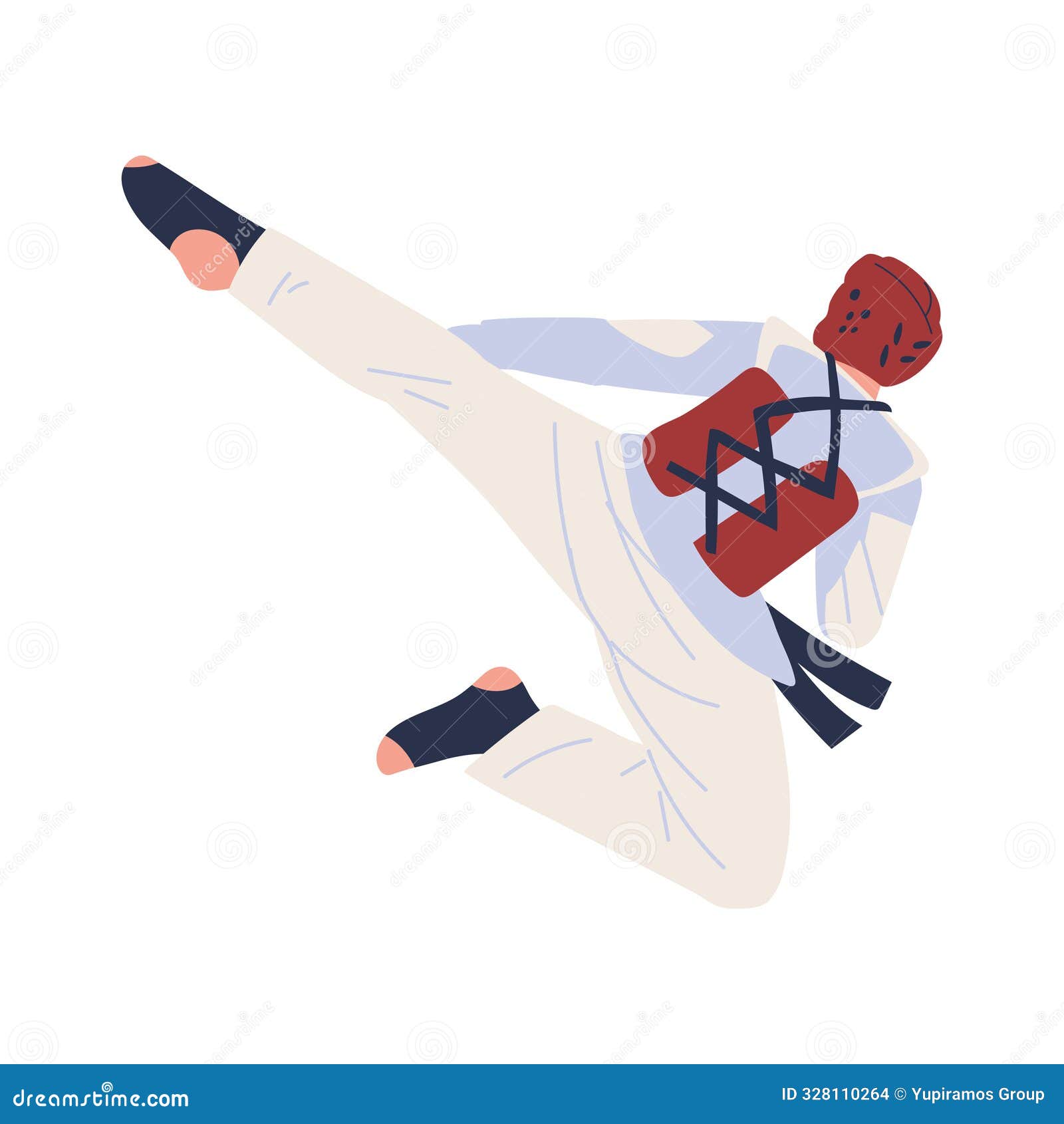 Taekwondo Fighter S Foot Pivot For Roundhouse Kick, Power And ...
