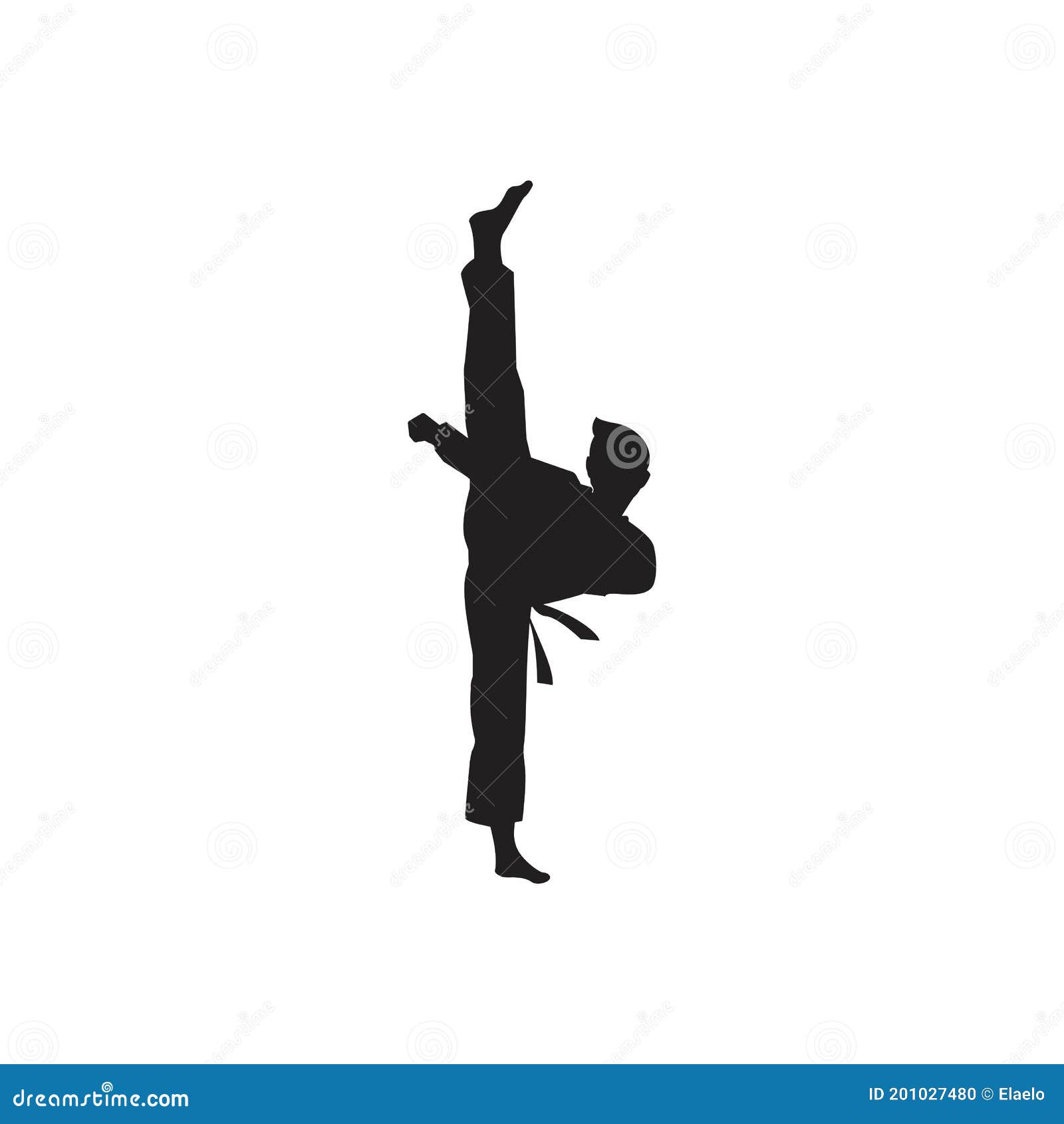 Taekwondo Vector Icon Design Stock Vector - Illustration of fighter ...