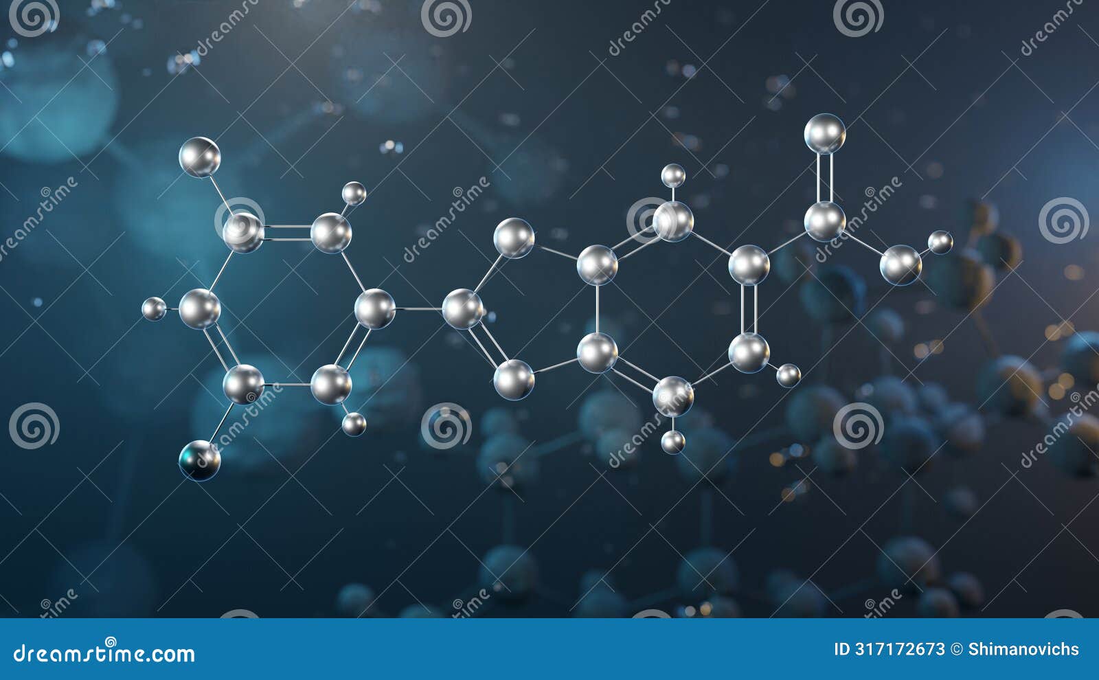 Tafamidis Molecular Structure, 3d Model Molecule, Miscellaneous ...