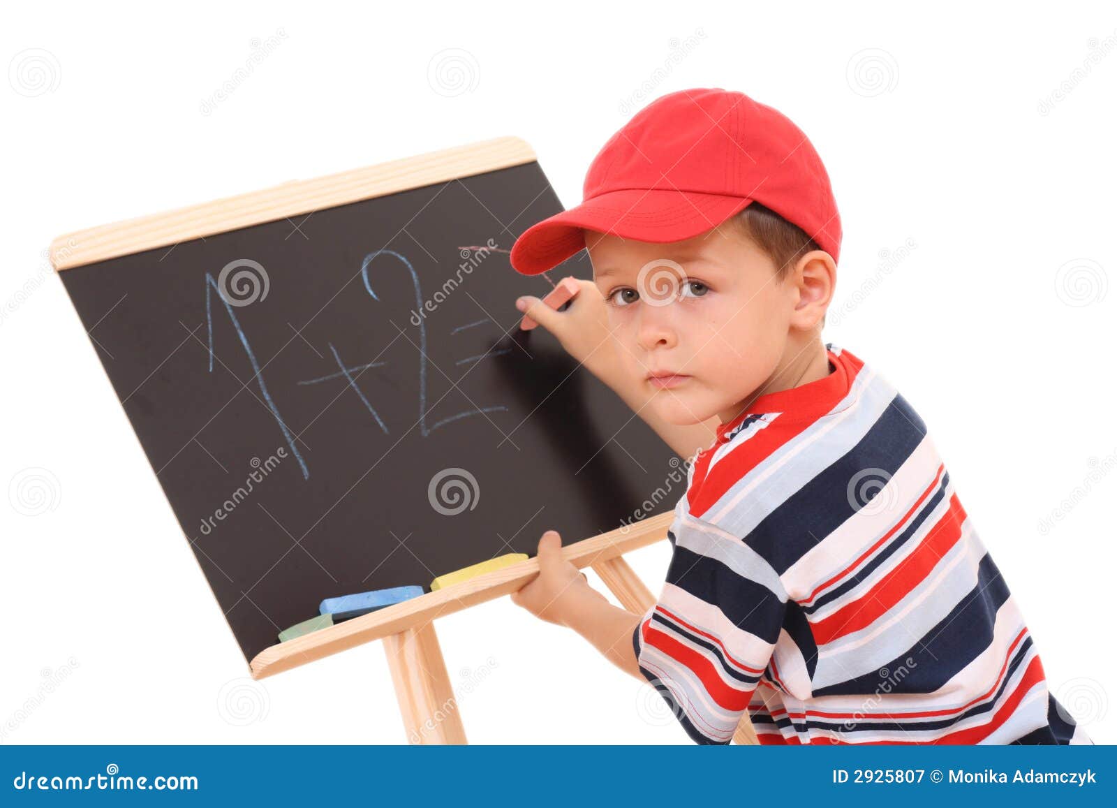 Tafel und Kind stockbild. Bild von kind, zahl, schreiben - 2925807