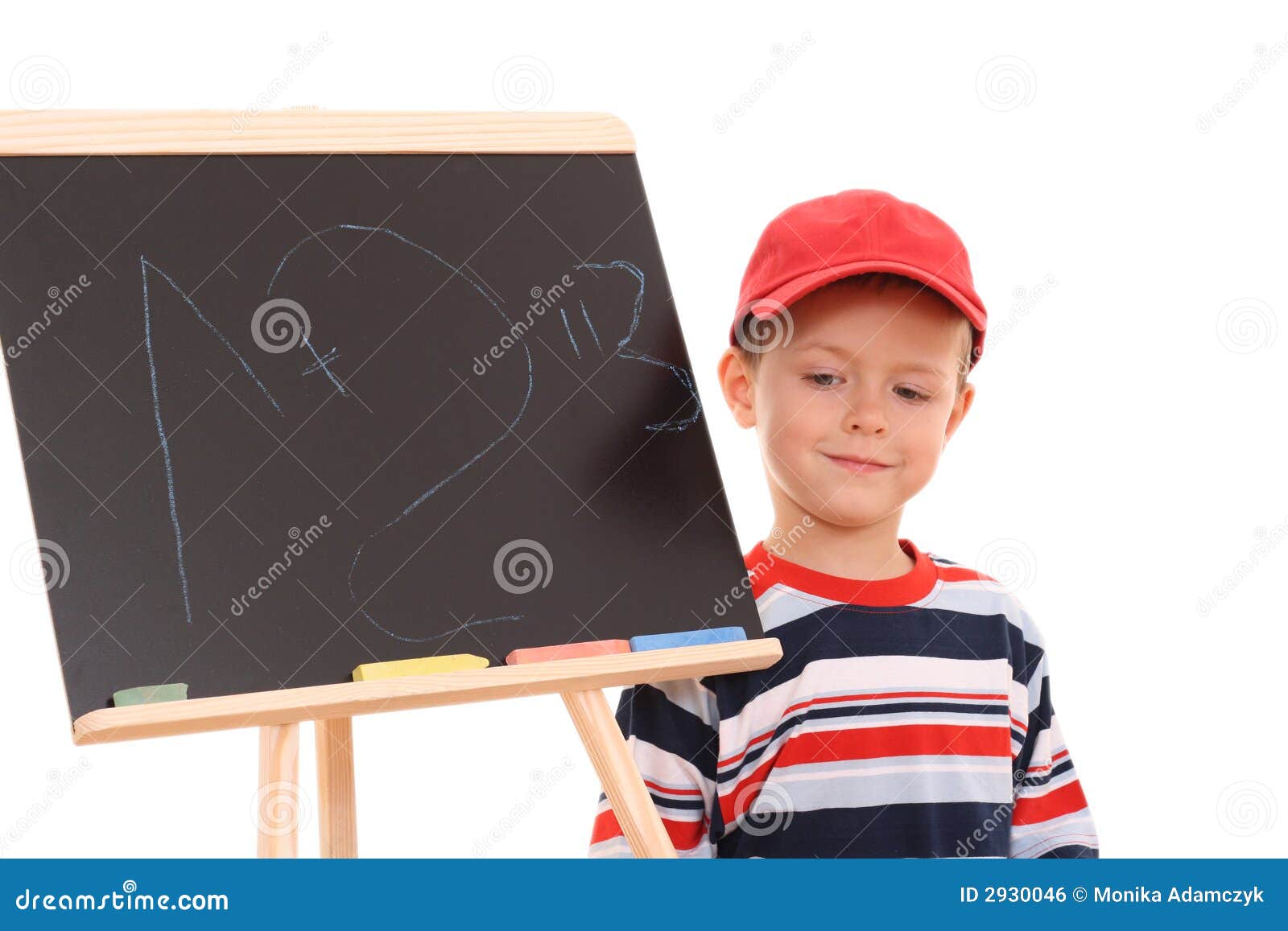 Tafel und Kind stockfoto. Bild von grundlegend, zicklein - 2930046