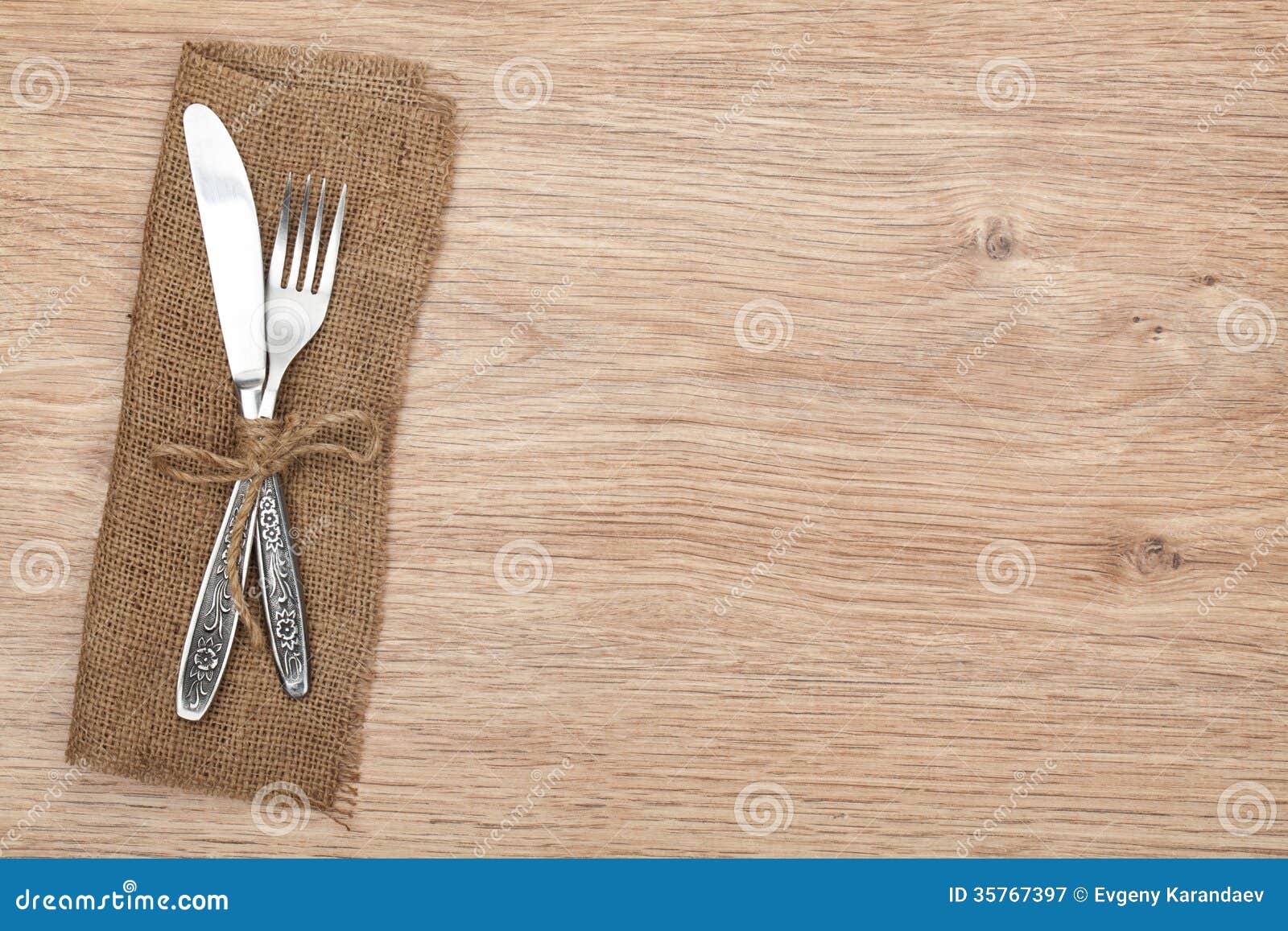 Tafelsilber- Oder Bestecksatz Der Gabel Und Des Messers Stockbild ...