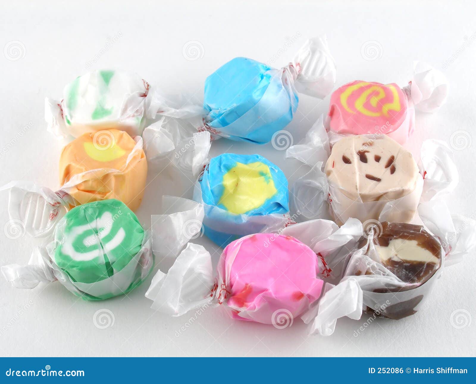 Taffy stock photo. Image of colors, taffy, chewy, wrapped - 252086