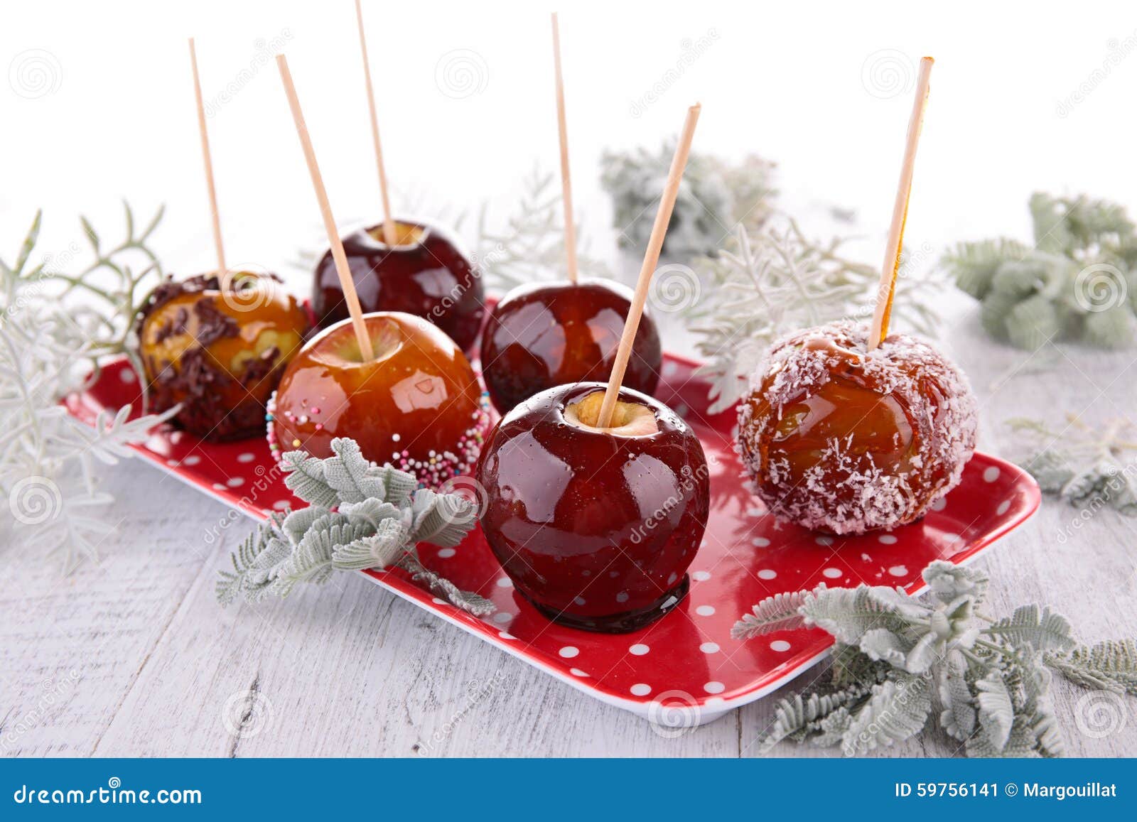 Taffy apple stock image. Image of christmas, holiday - 59756141