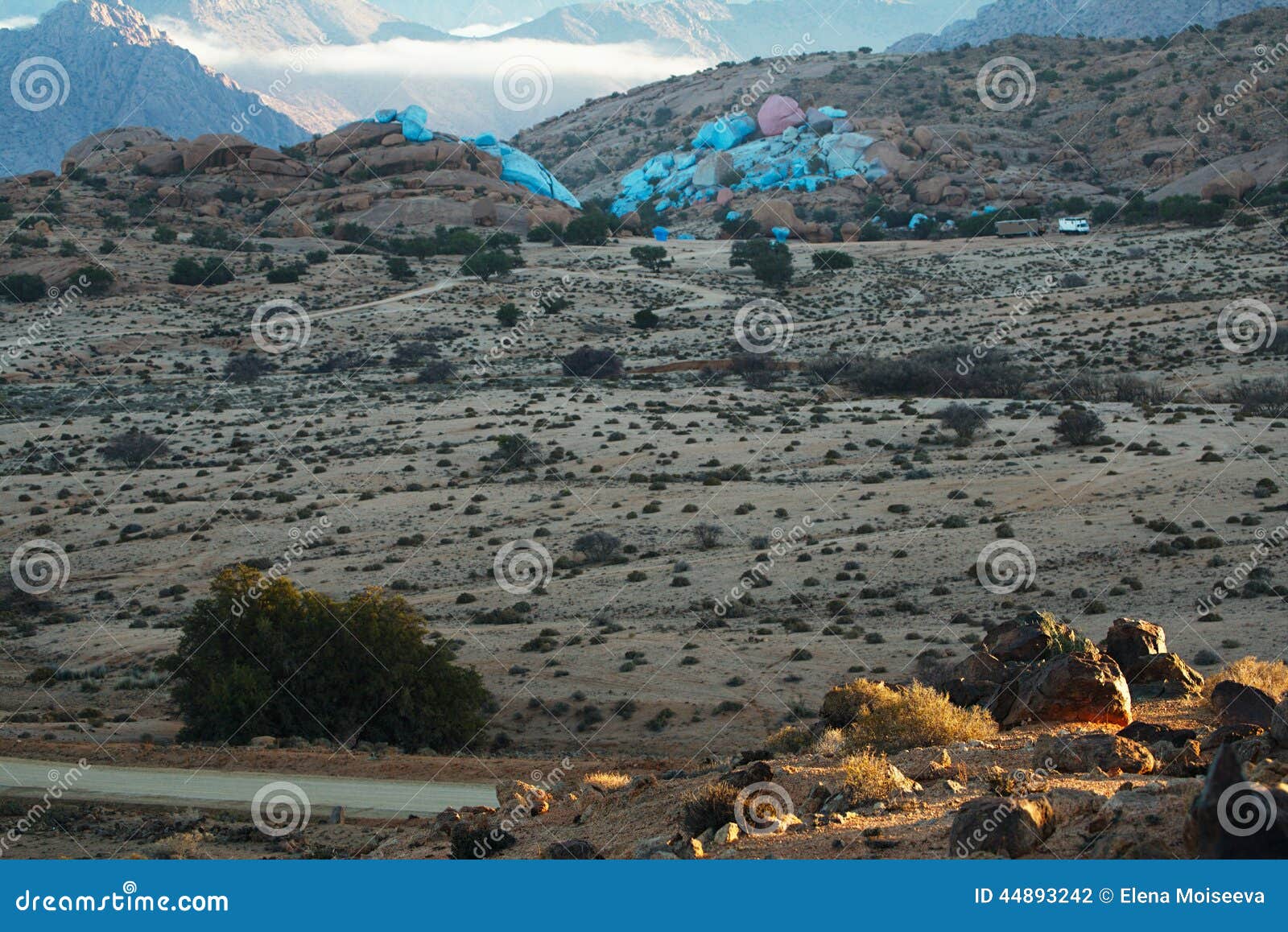 Tafraout valley , Morocco stock photo. Image of africa - 44893242