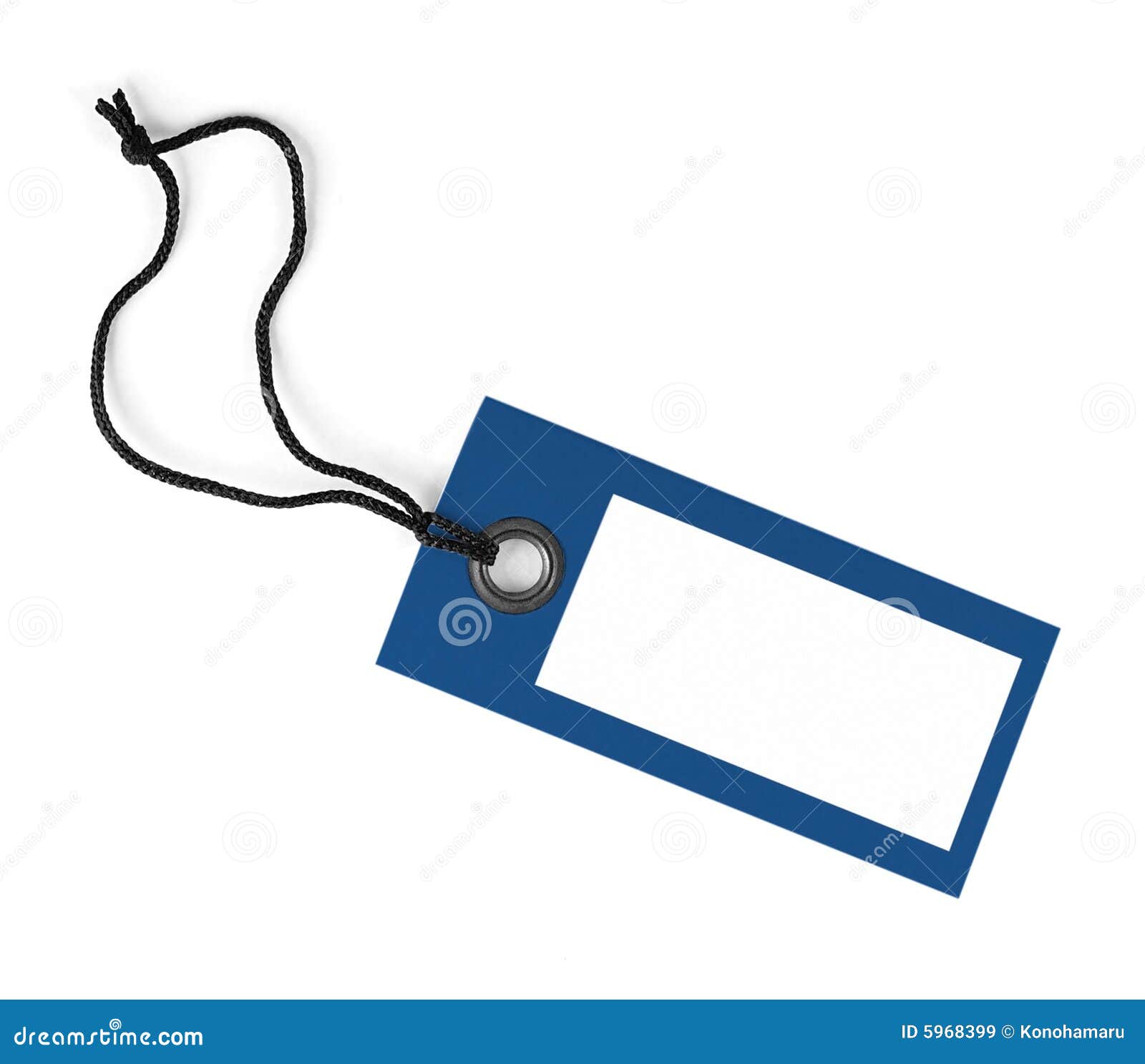 Tag azul imagem de stock. Imagem de varejo, pagamento - 5968399