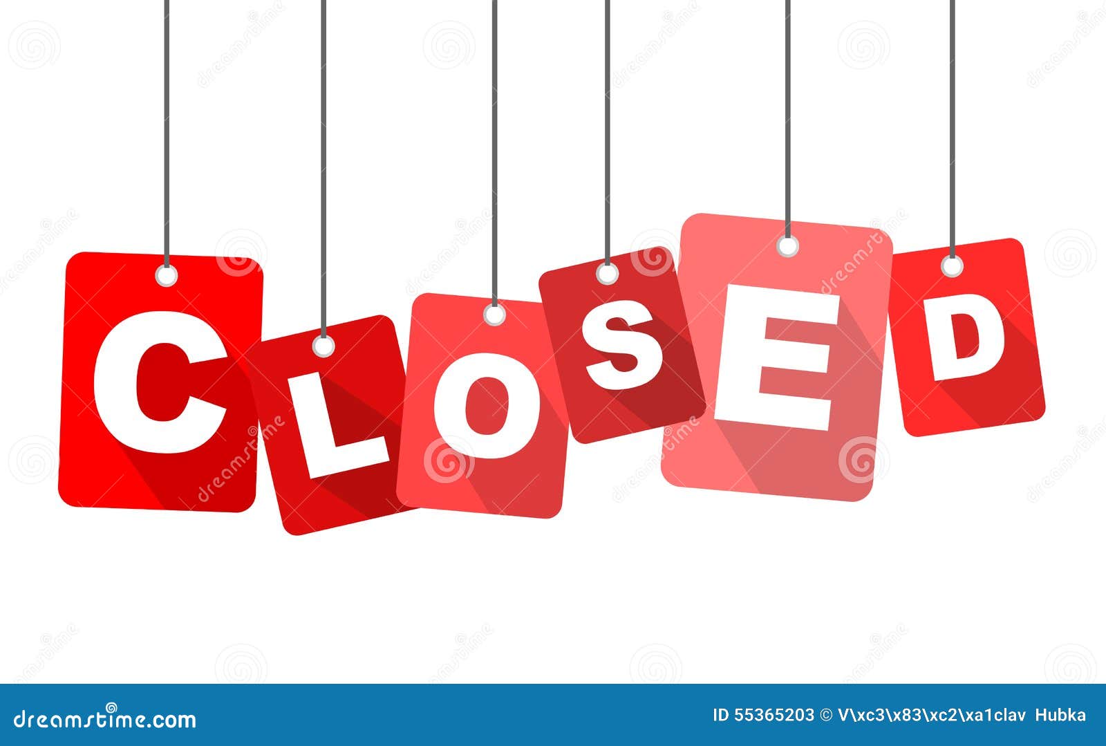 Tag closed stock vector. Illustration of isolated, lock - 55365203